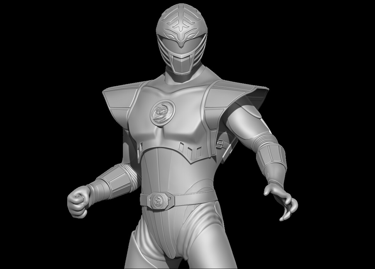 ArtStation - 1995 movie power rangers statues