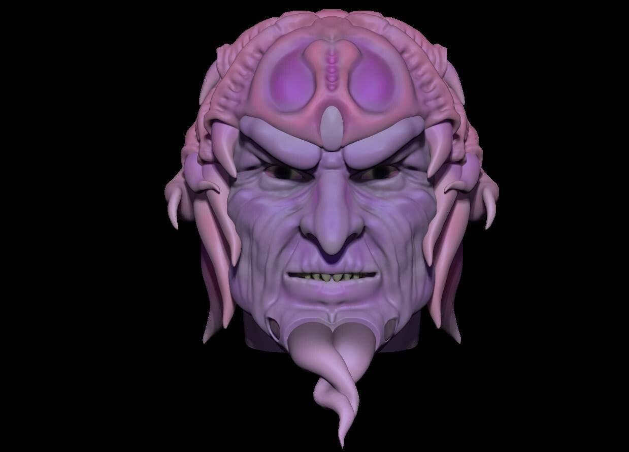 ArtStation - Ivan Ooze head sculpt