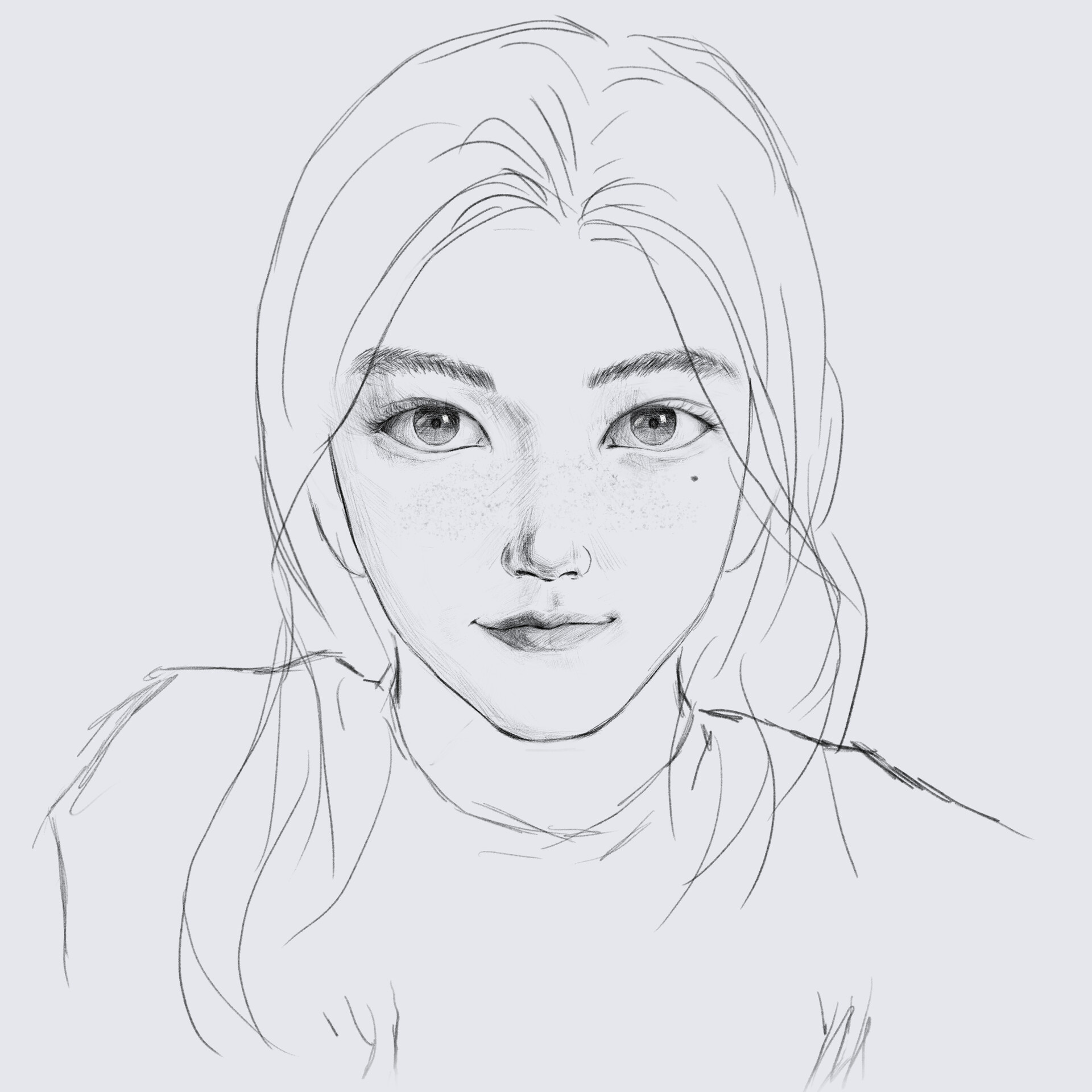 how to draw chinese girl
