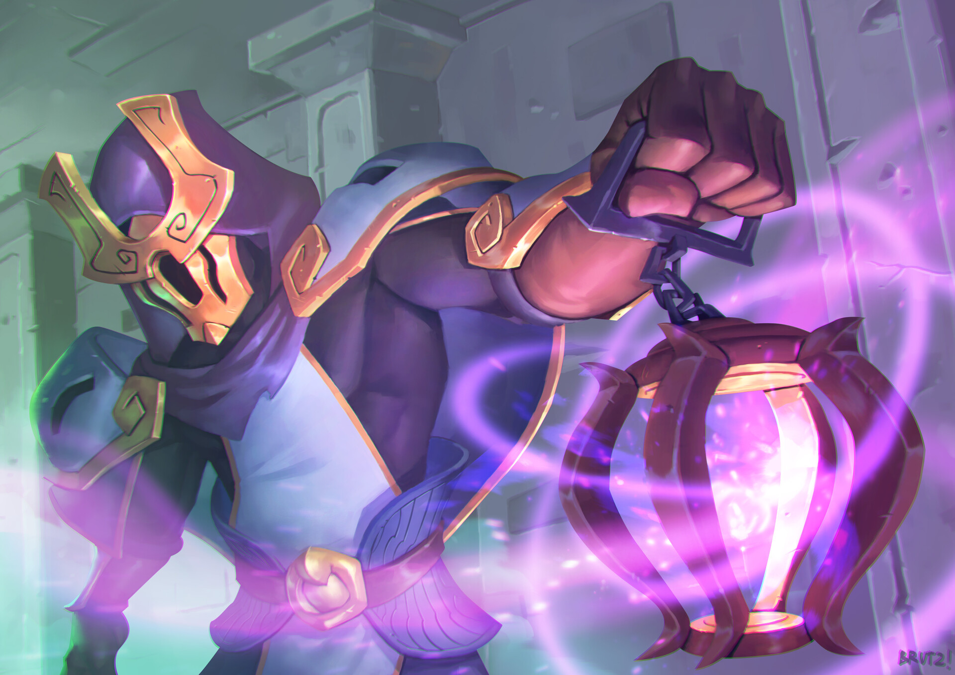 ArtStation - Purple Lantern