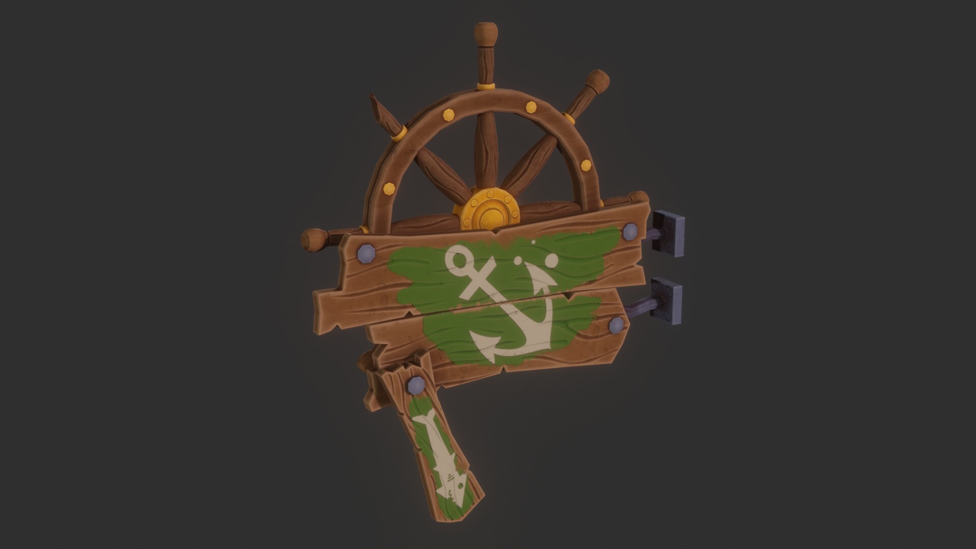 ArtStation - Pirate Sign asset