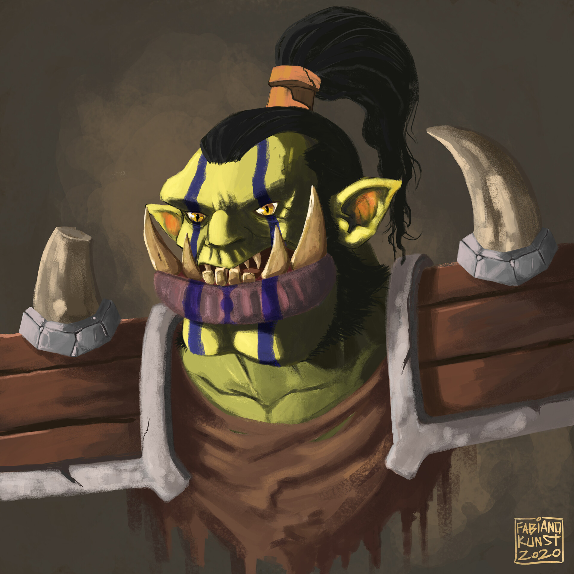 ArtStation - Orc - Digital Paint