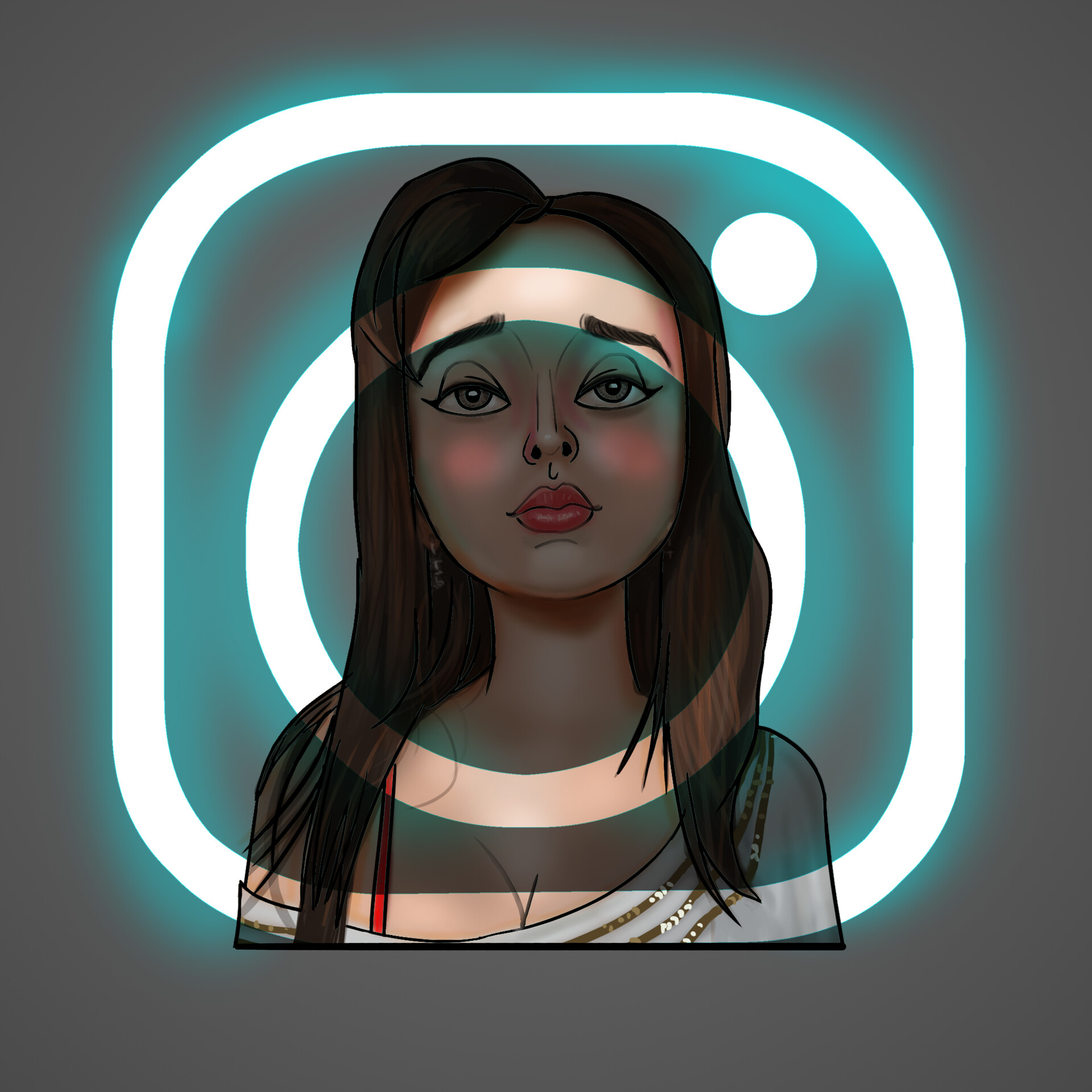 ArtStation - Insta girl Riddhi