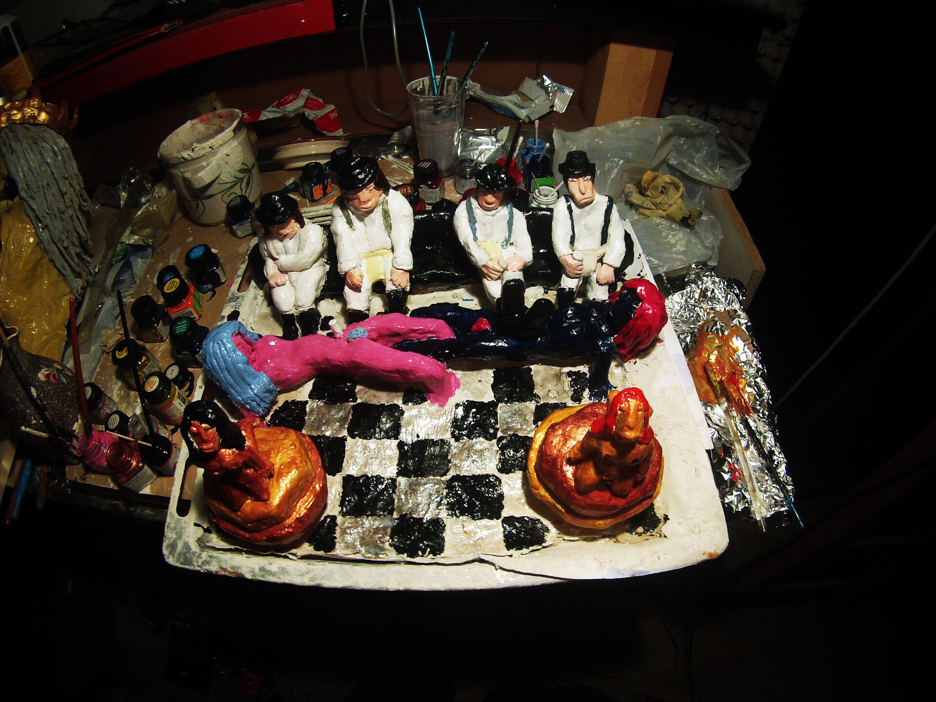 ArtStation - Clockwork Orange sculpture