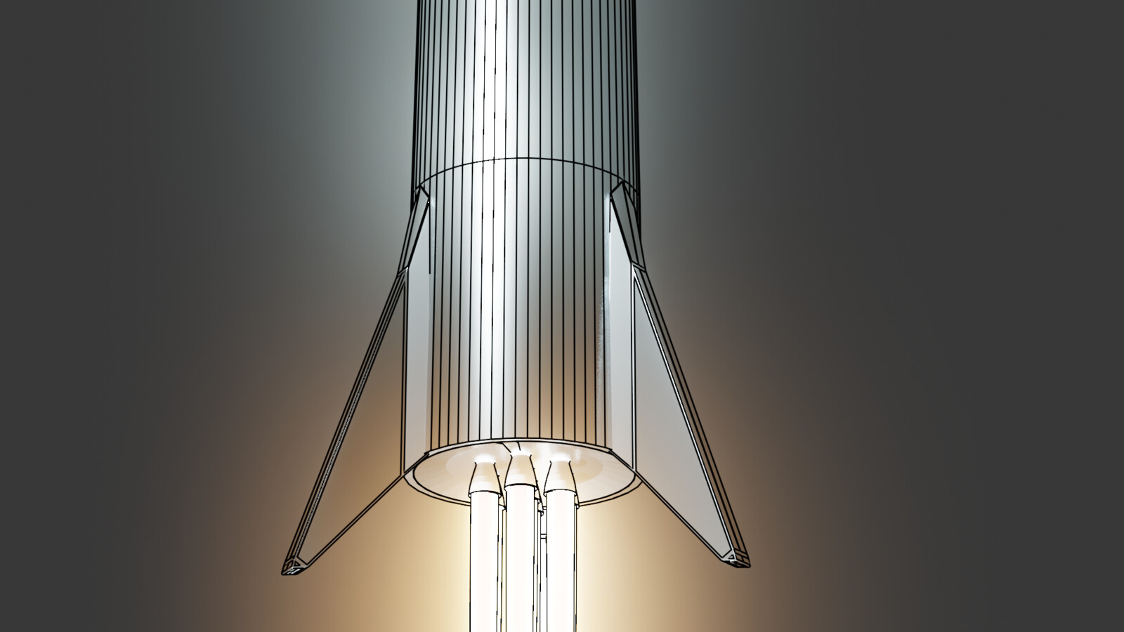 Derek 3D - Early Iteration SpaceX Starship