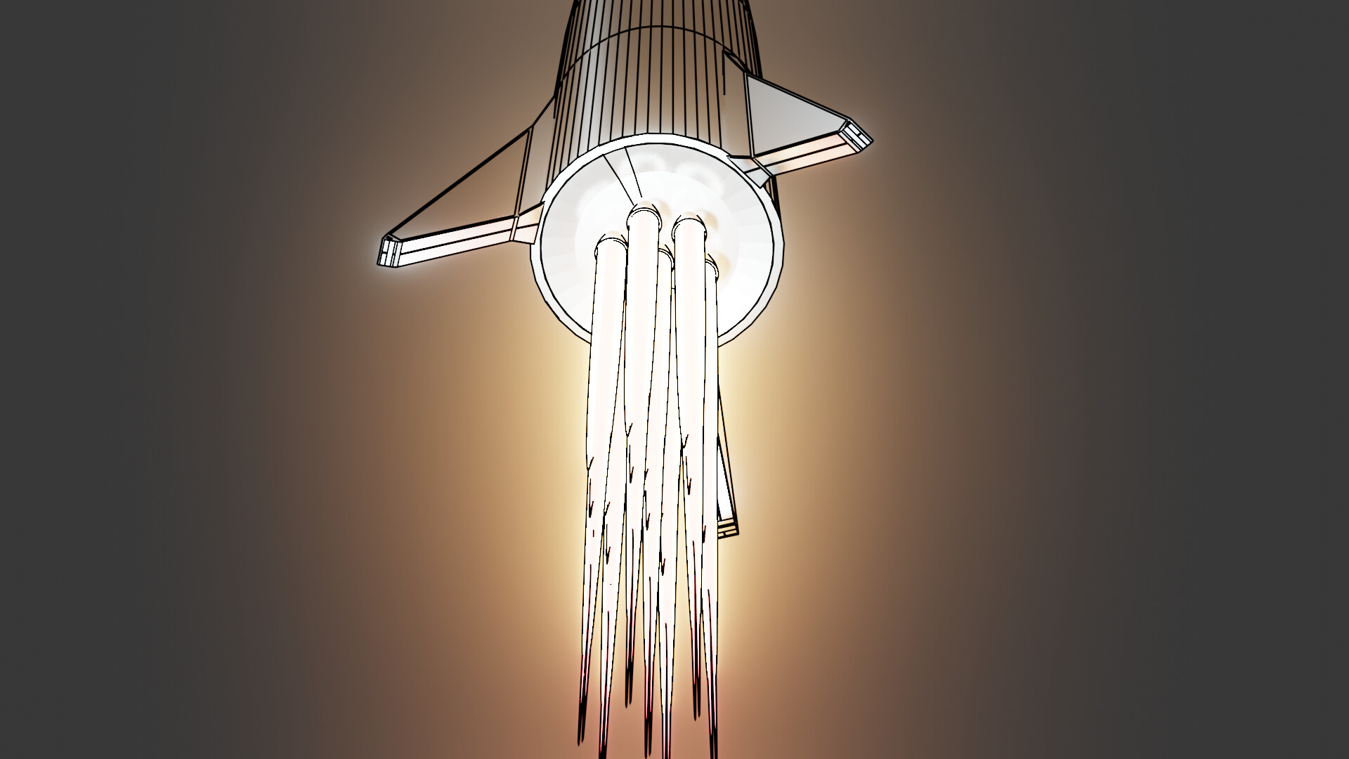 Derek 3D - Early Iteration SpaceX Starship