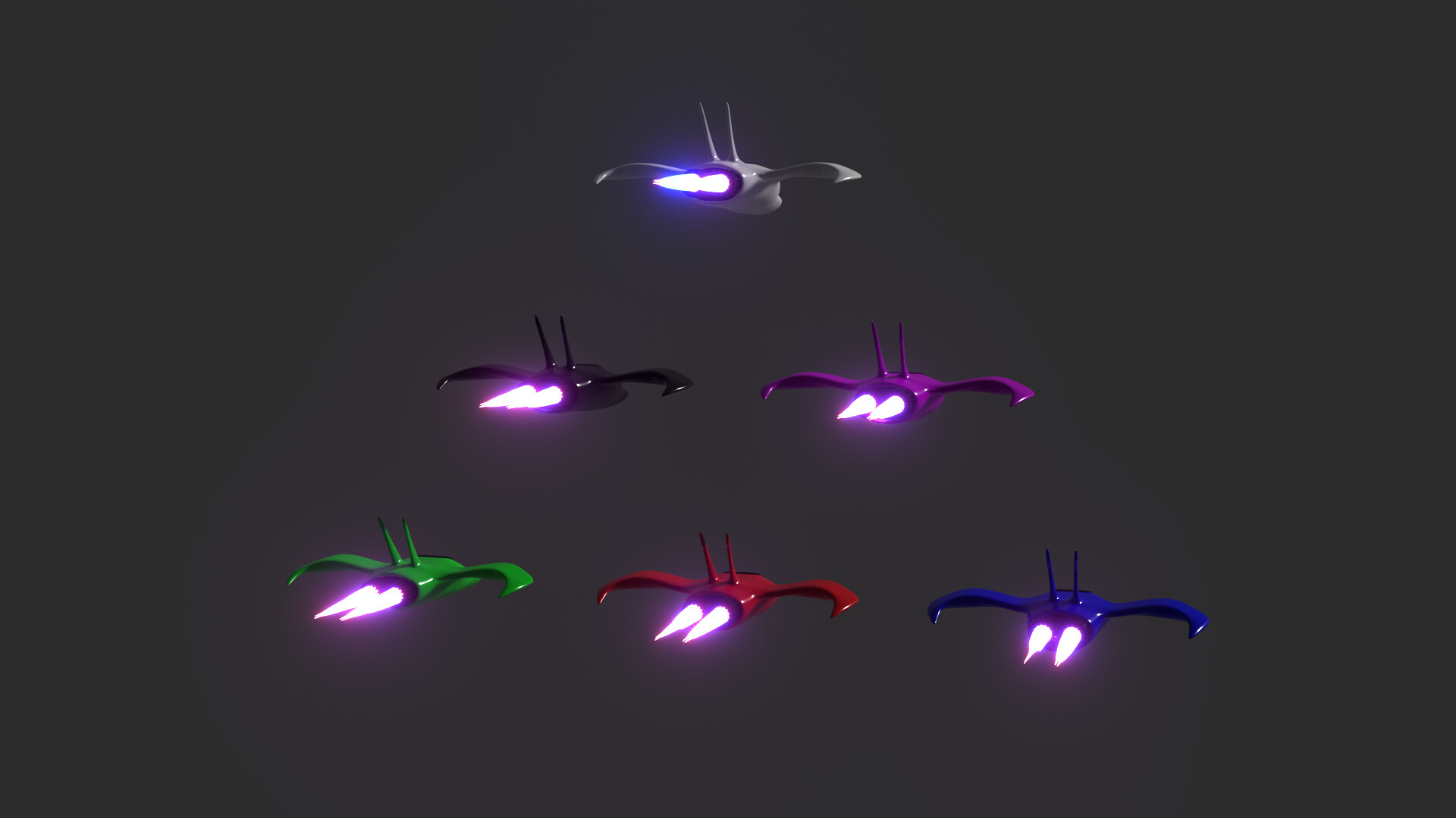 Derek 3D - Starship Fighter 6 Pack