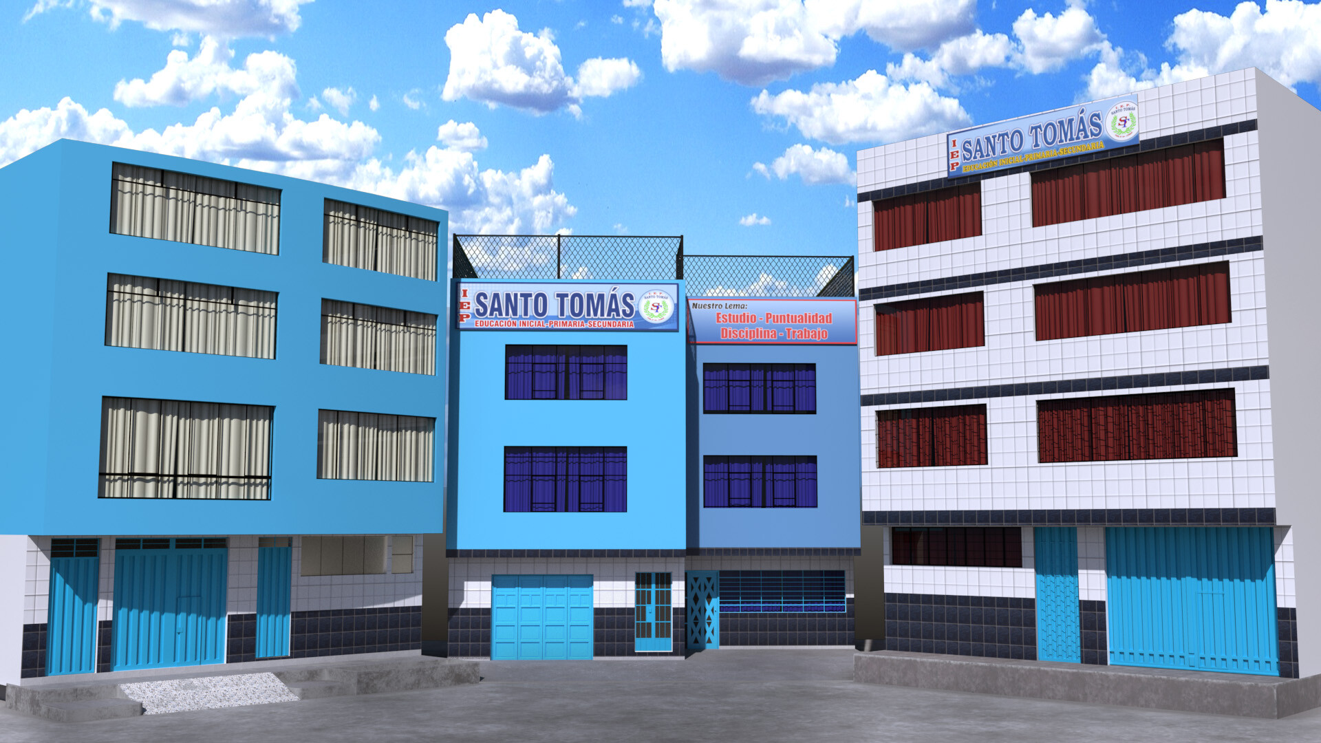 ArtStation - Santo Tomas School