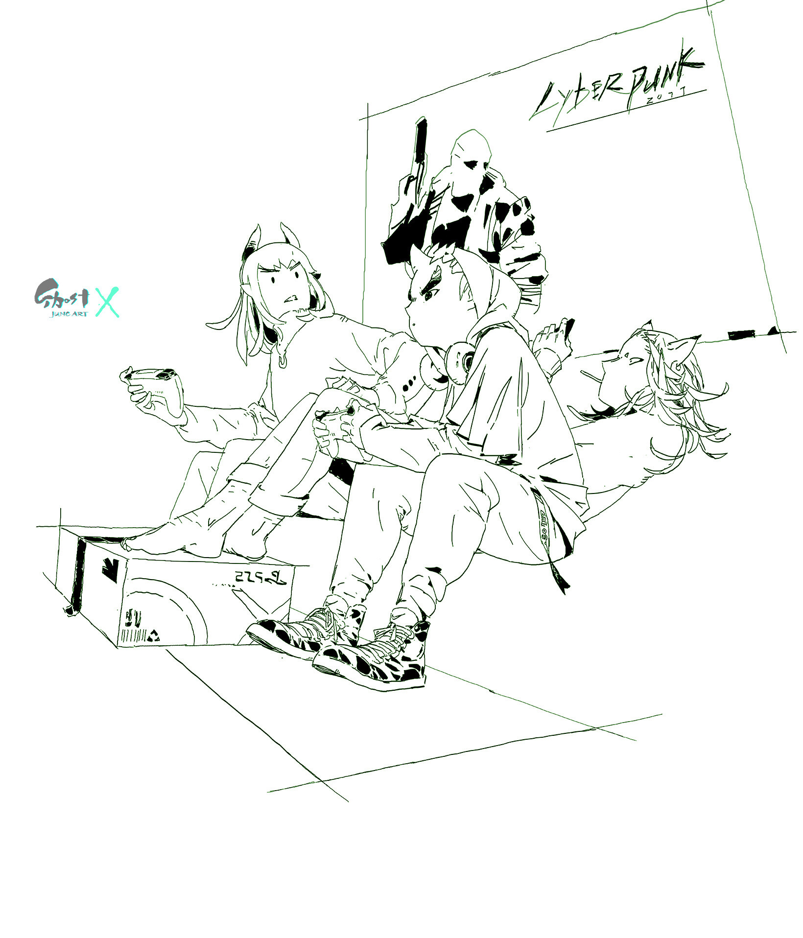 Wenjun Lin - Line works#2020-12