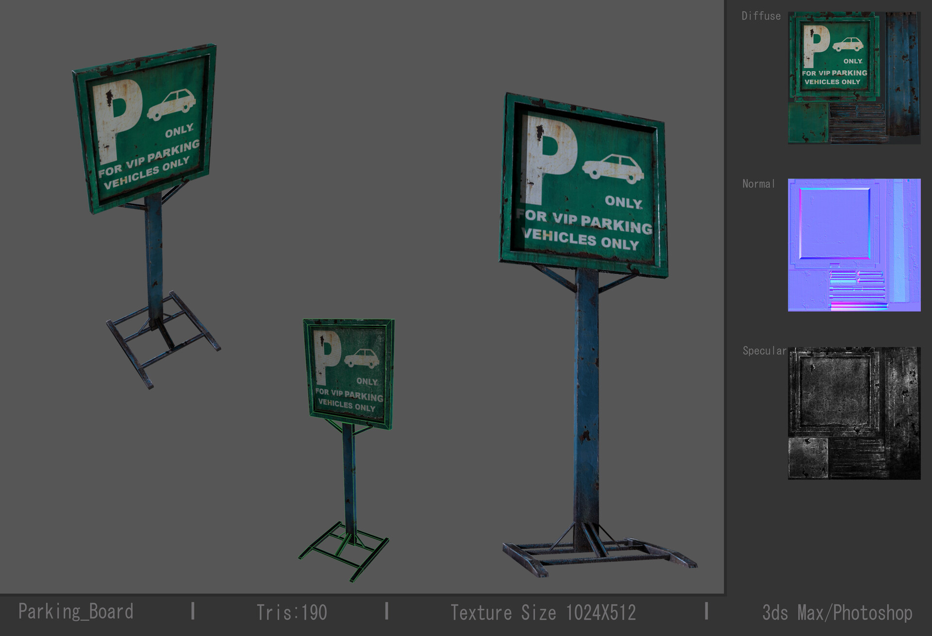 ArtStation - Parking Board