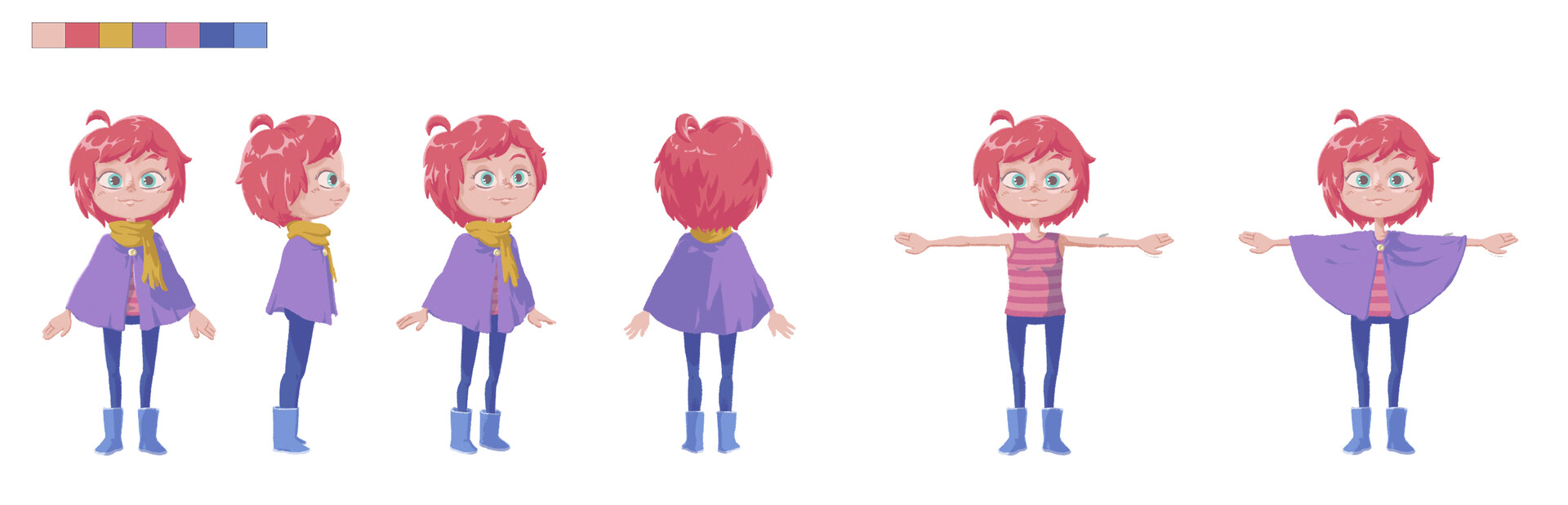 ArtStation - Miru character design