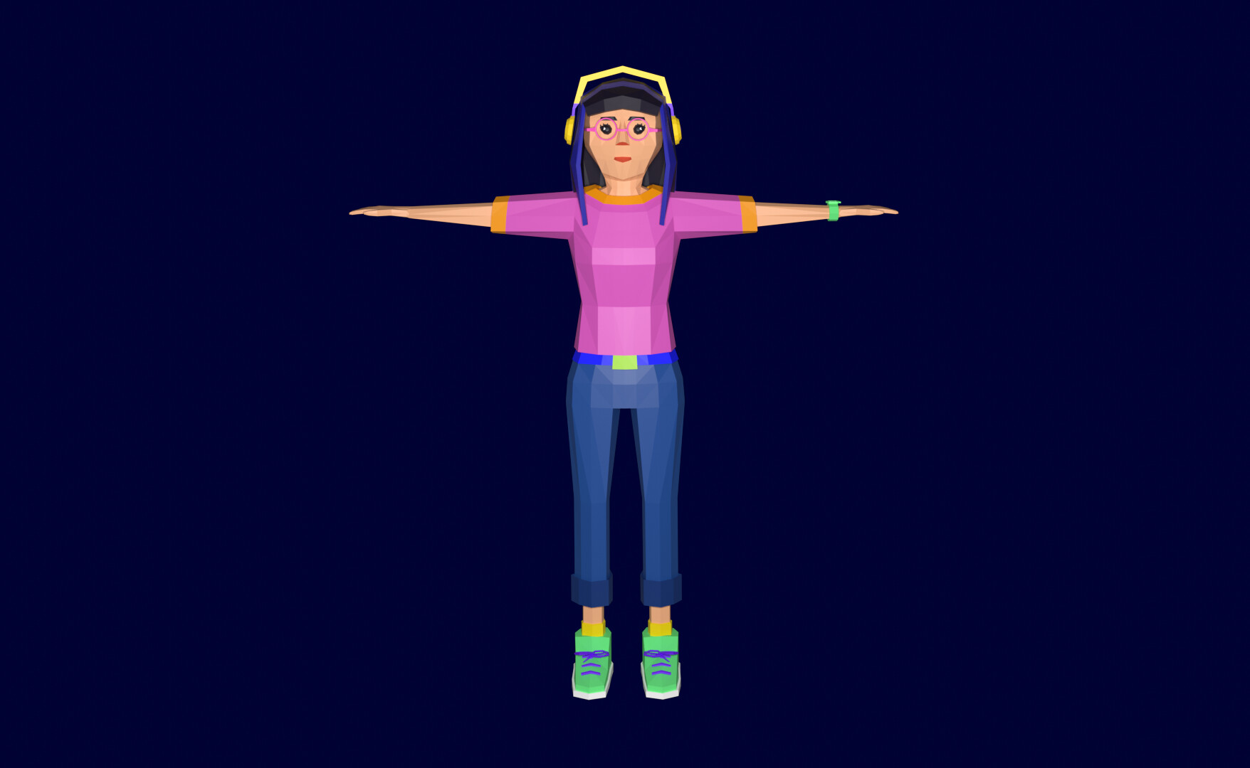 ArtStation - 3D Low Poly Character Design