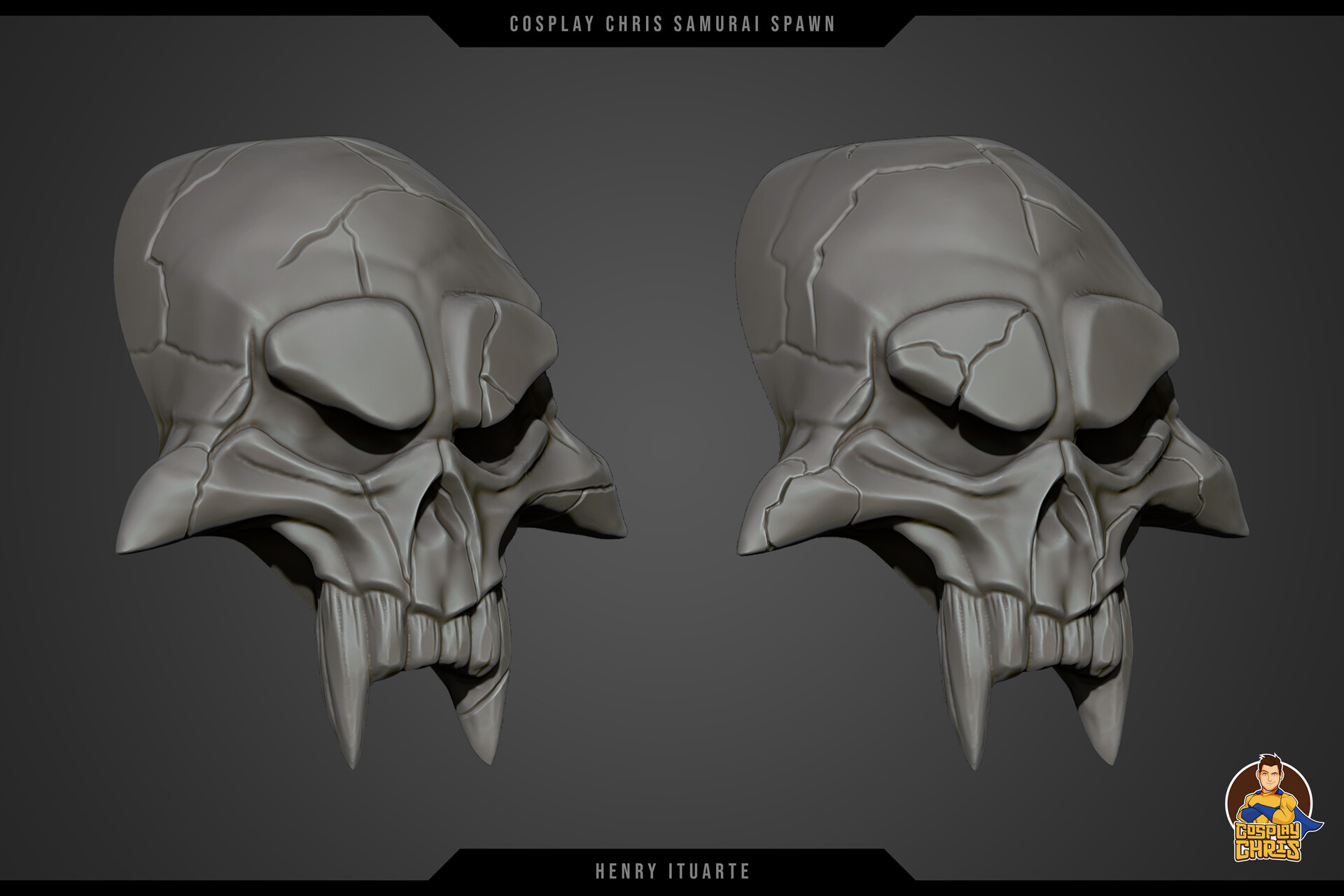 spawn skull 3d print