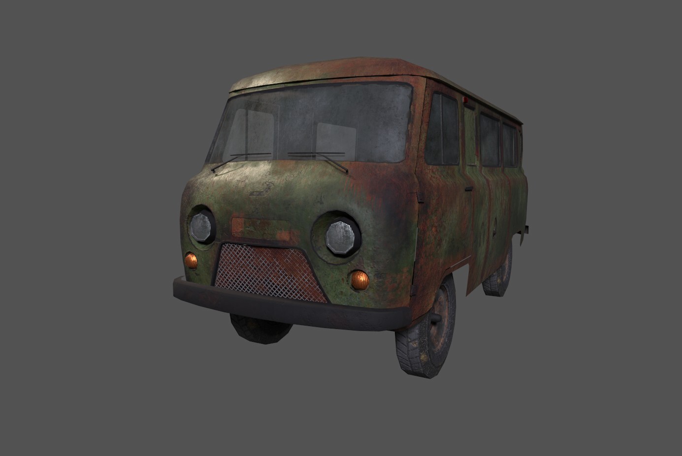 ArtStation - Rusty cars