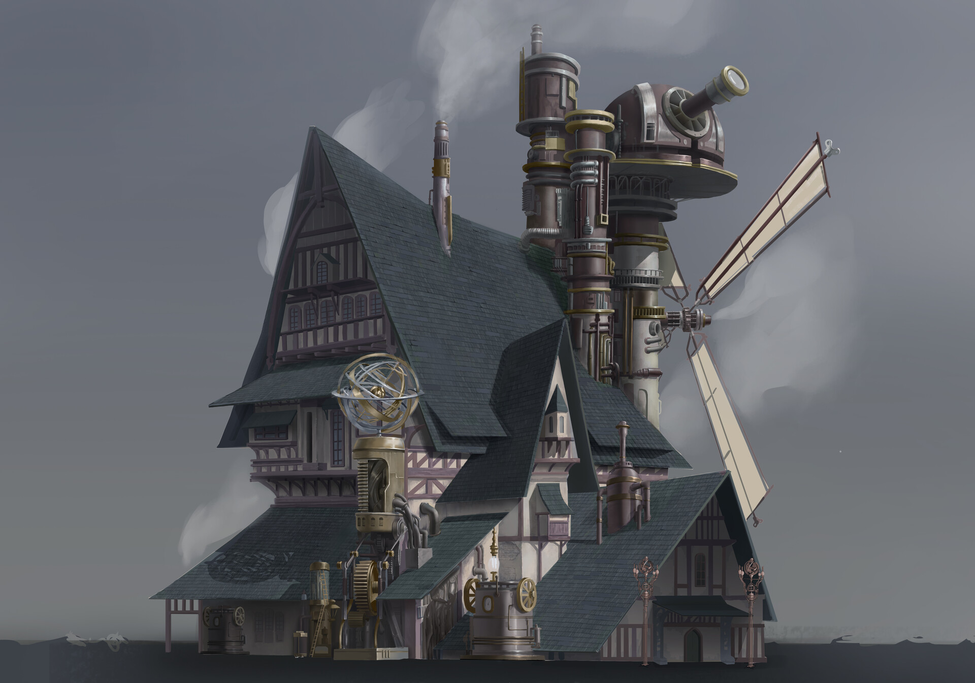 ArtStation - Steampunk Observatory