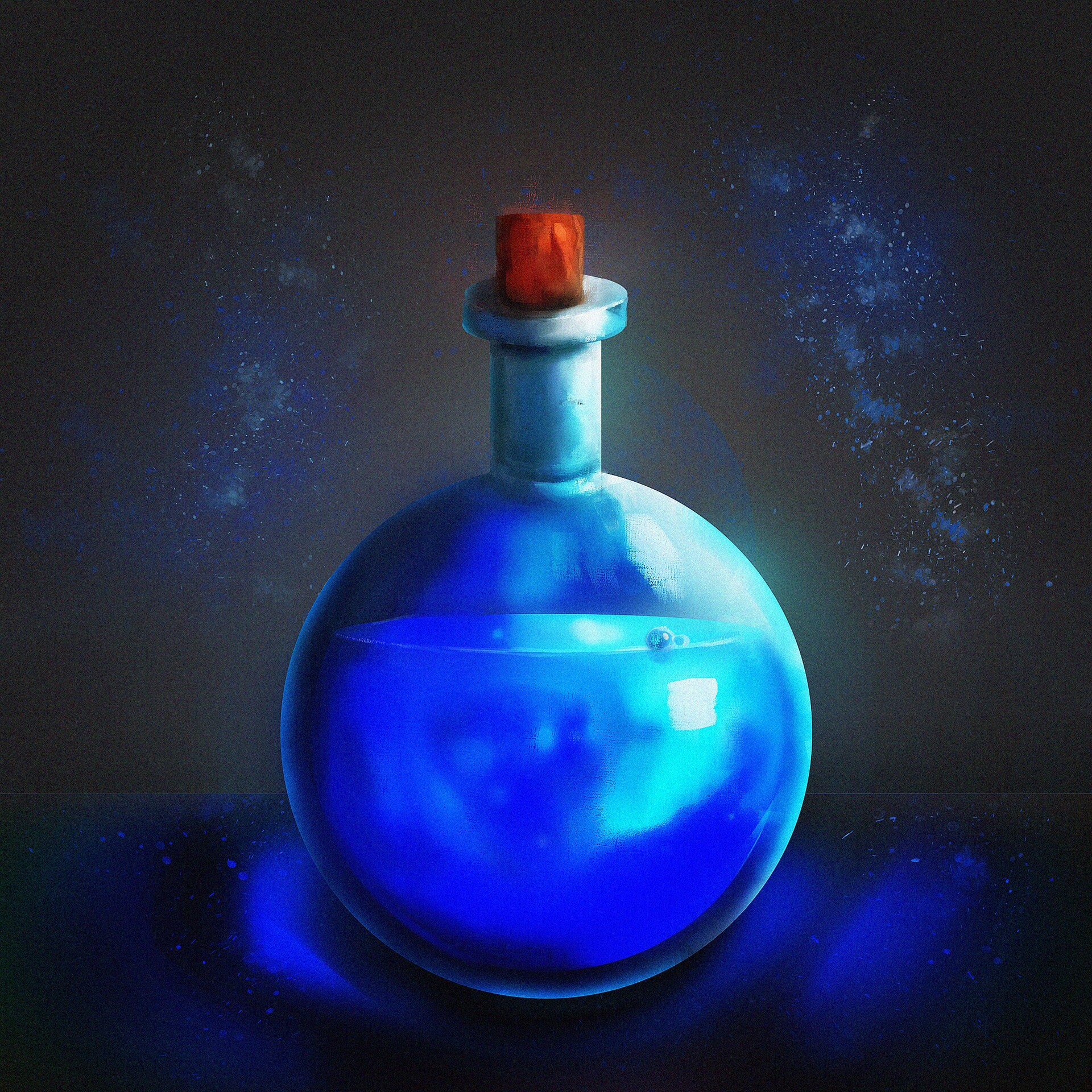 ArtStation - Magic potion bottle