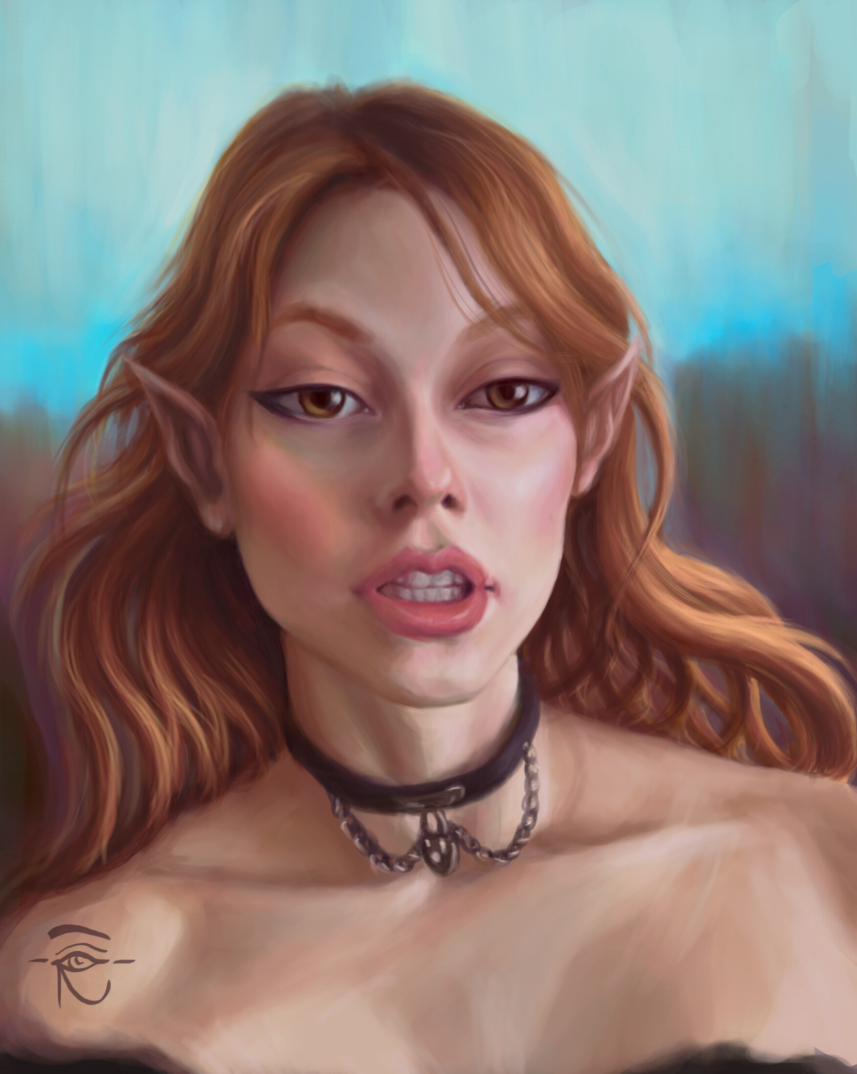 ArtStation - elfa- estudo pintura digital