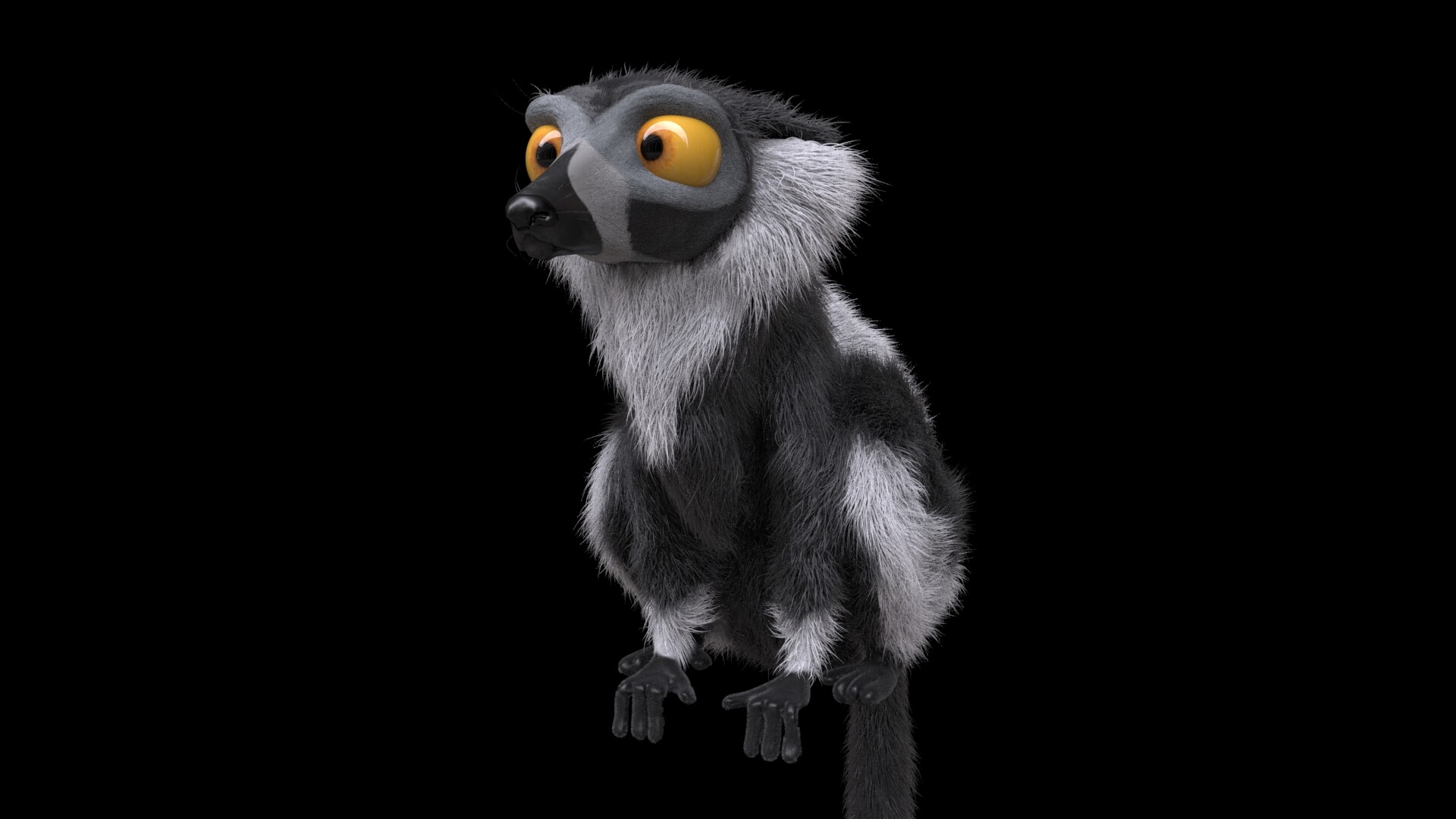 ArtStation - Stylized Lemur