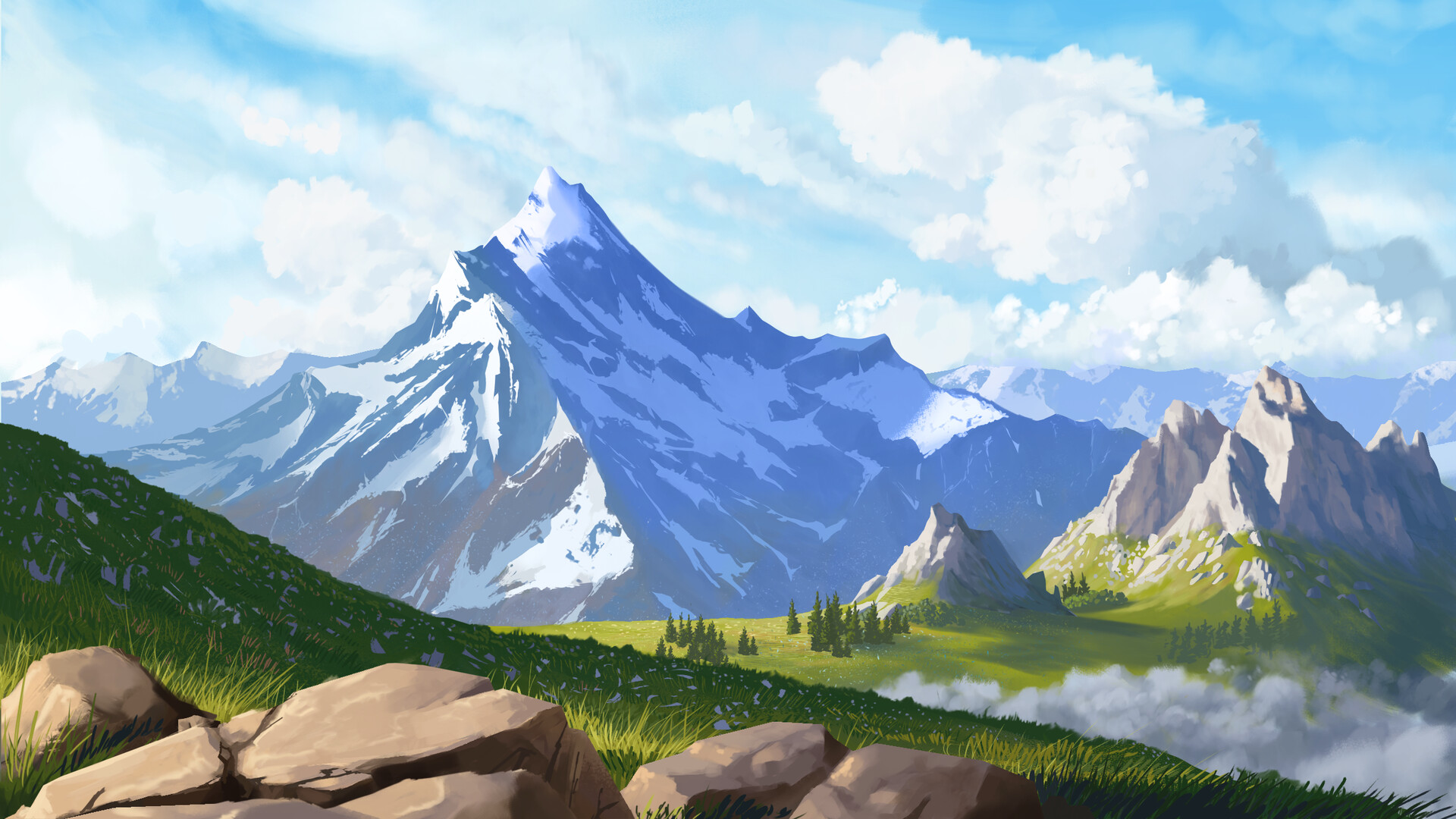 ArtStation - imaginary landscape