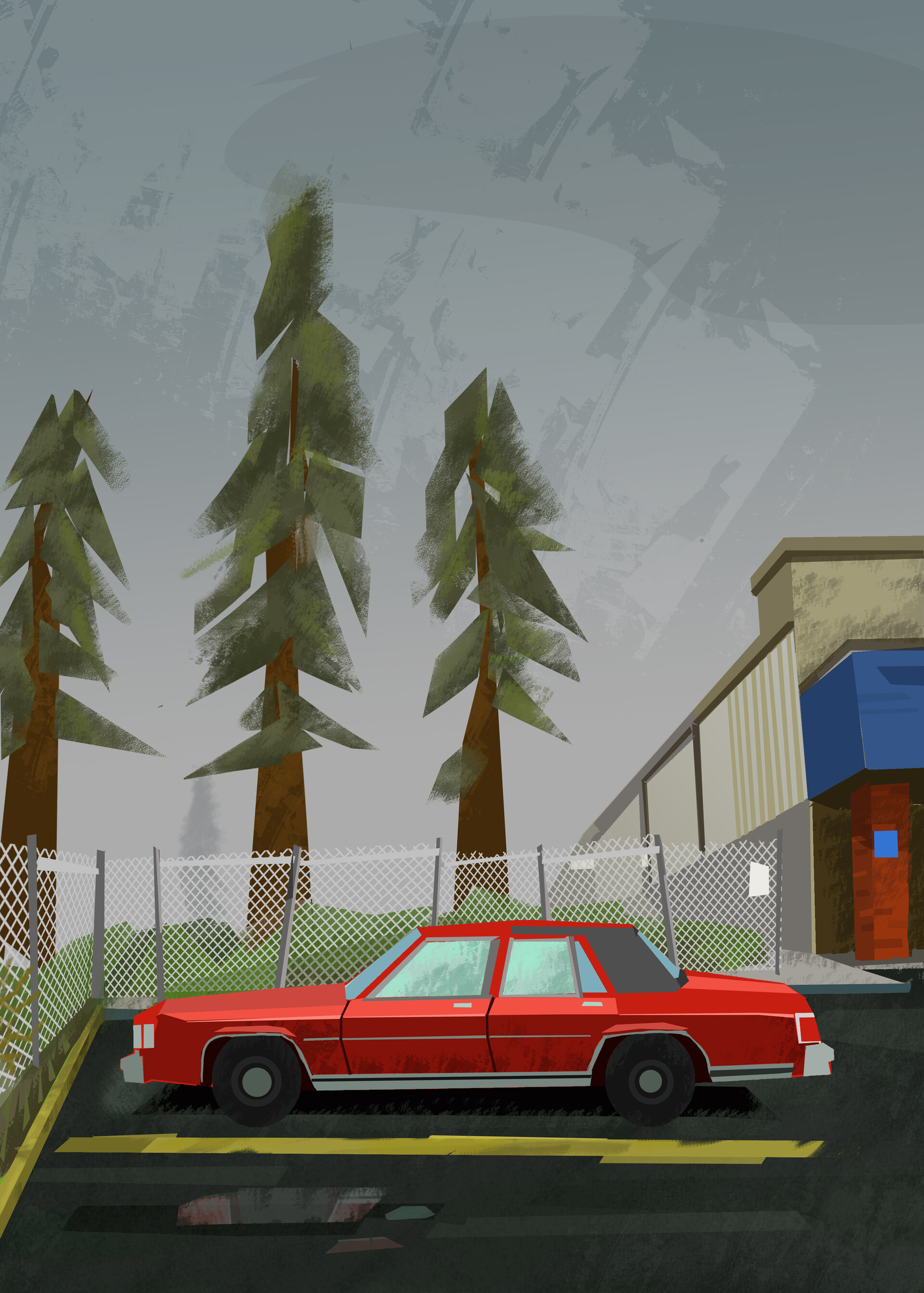 ArtStation - Red Car