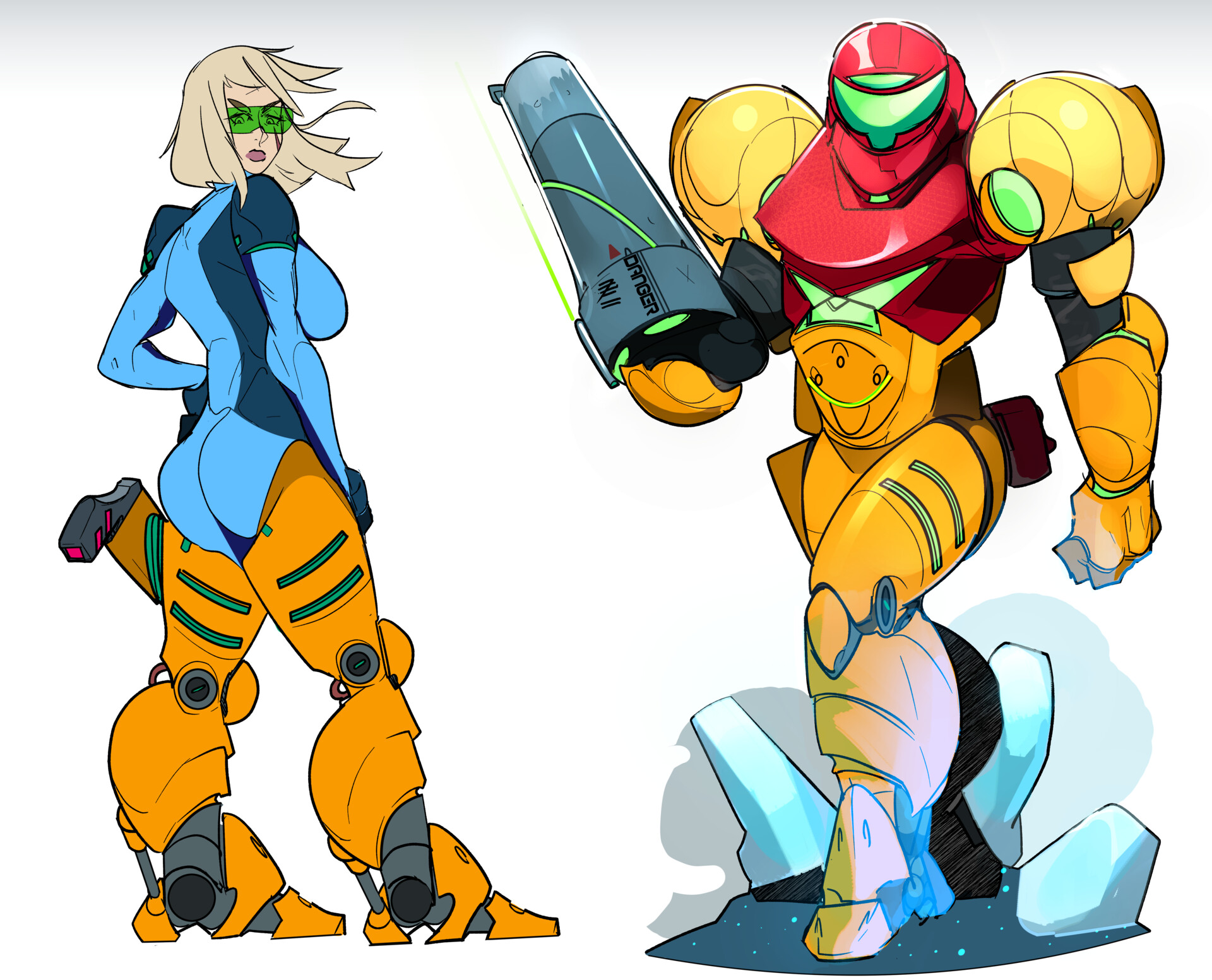 ArtStation - Samus Aran Sketch