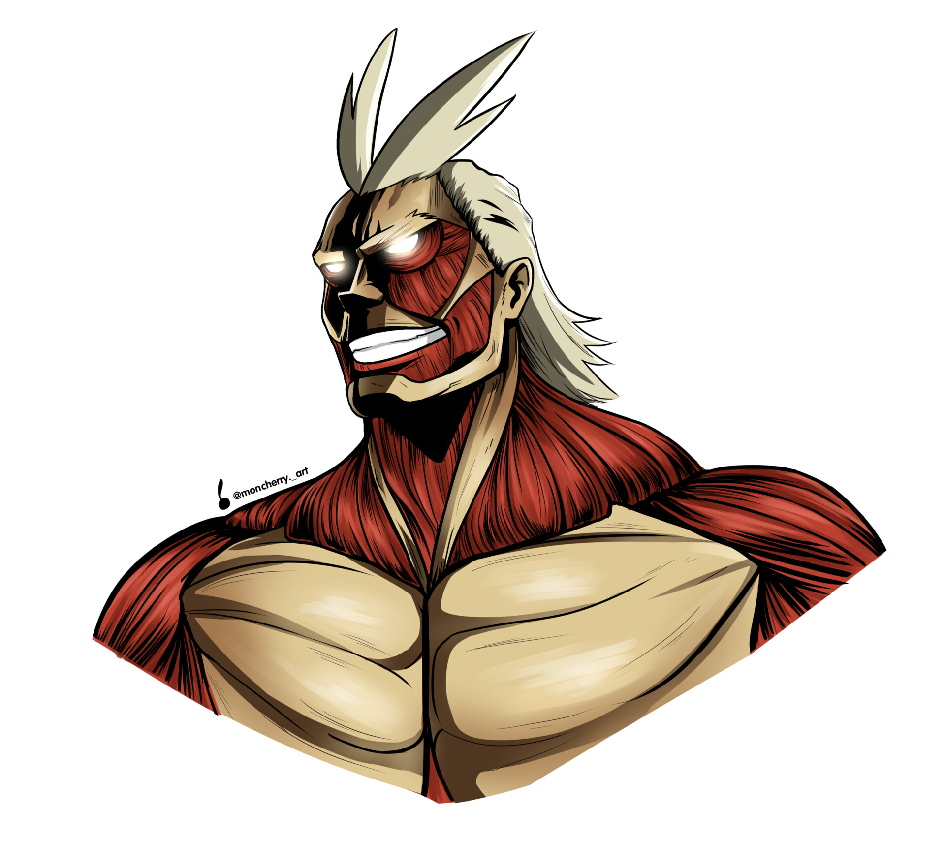 ArtStation - All Might x Titan Fan Art