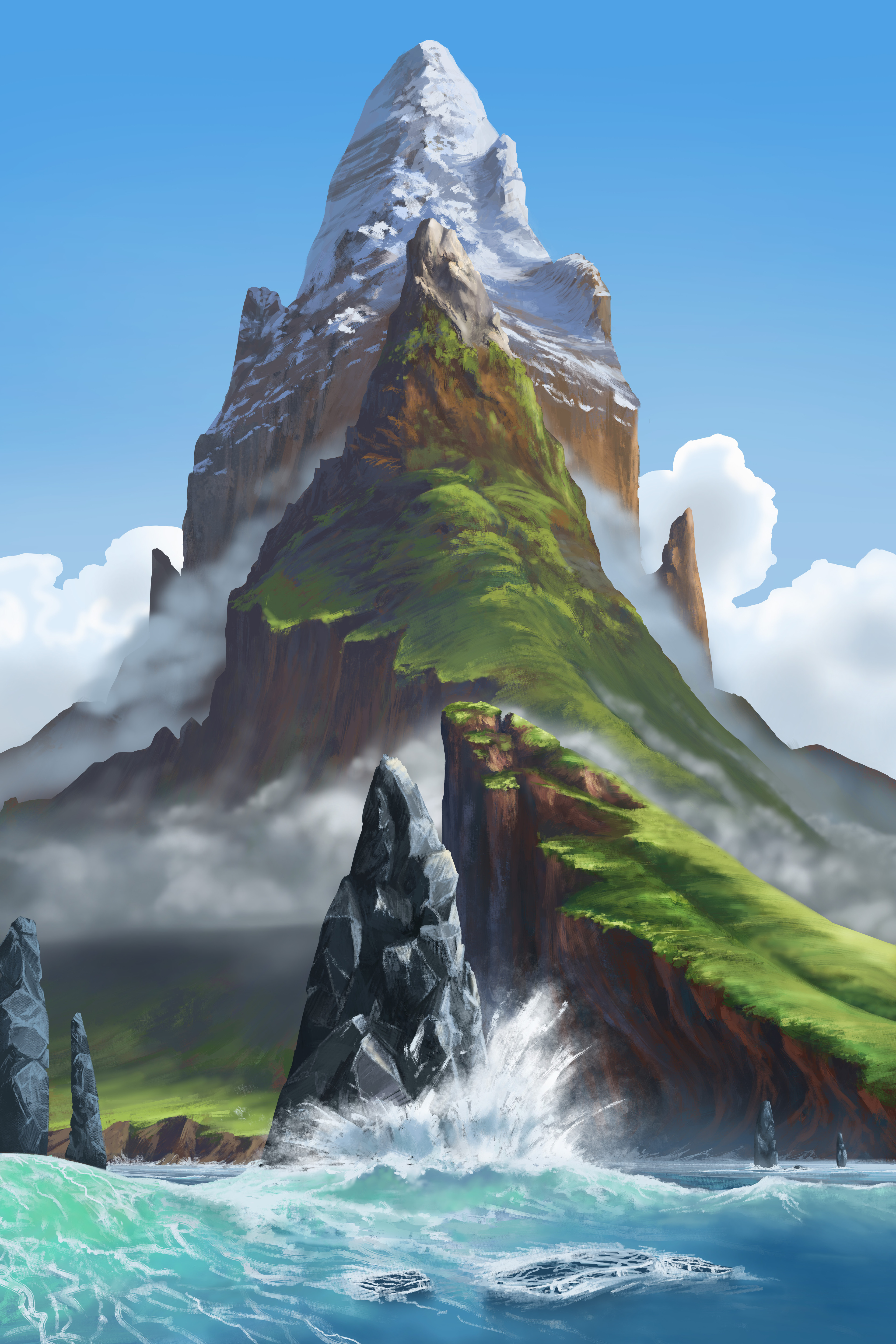 Beach City concept by Jonathan Powell : ImaginaryLandscapes