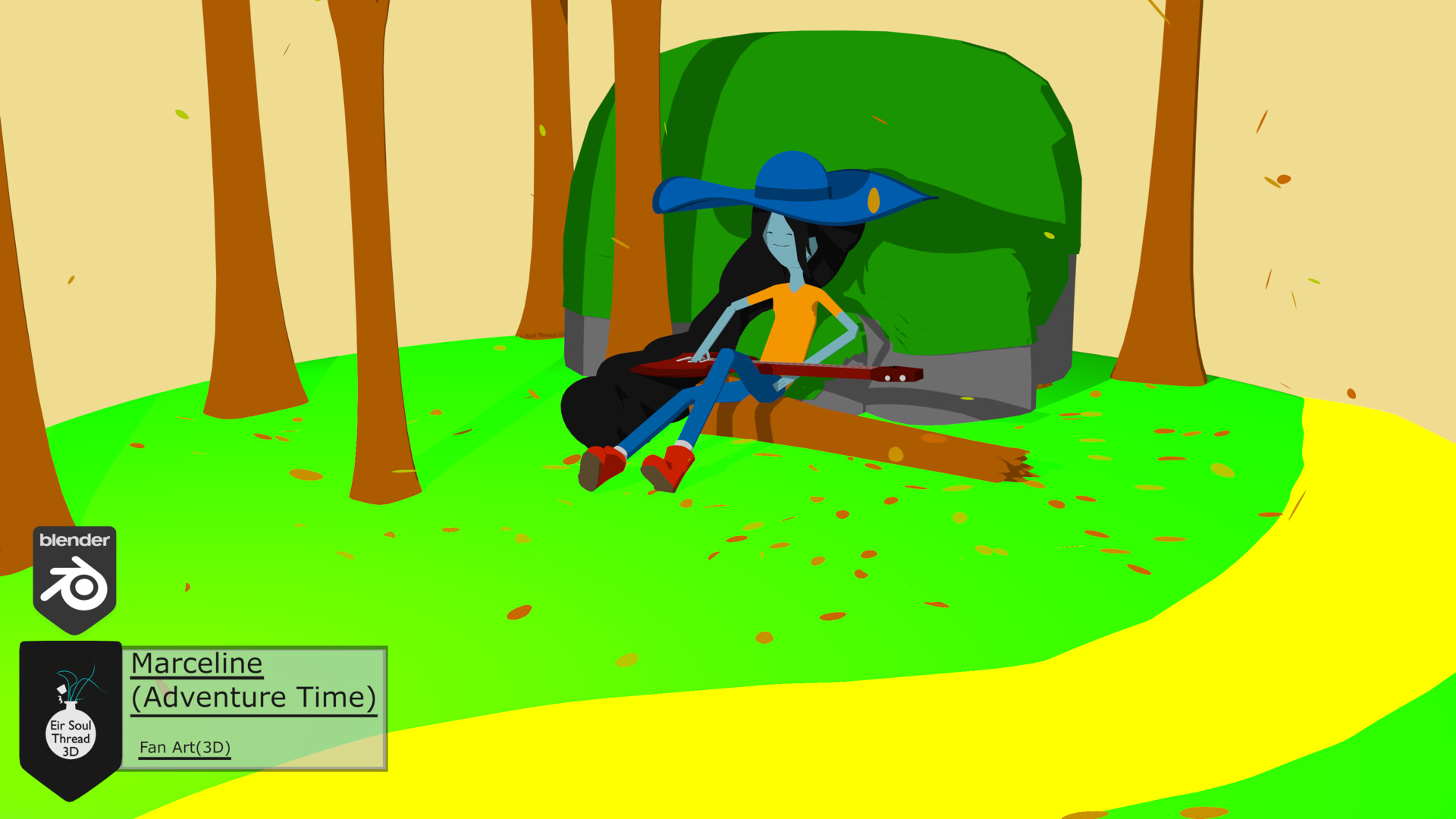 Eir Soul Threads - Marceline(Adventure Time) 3D Fan Art