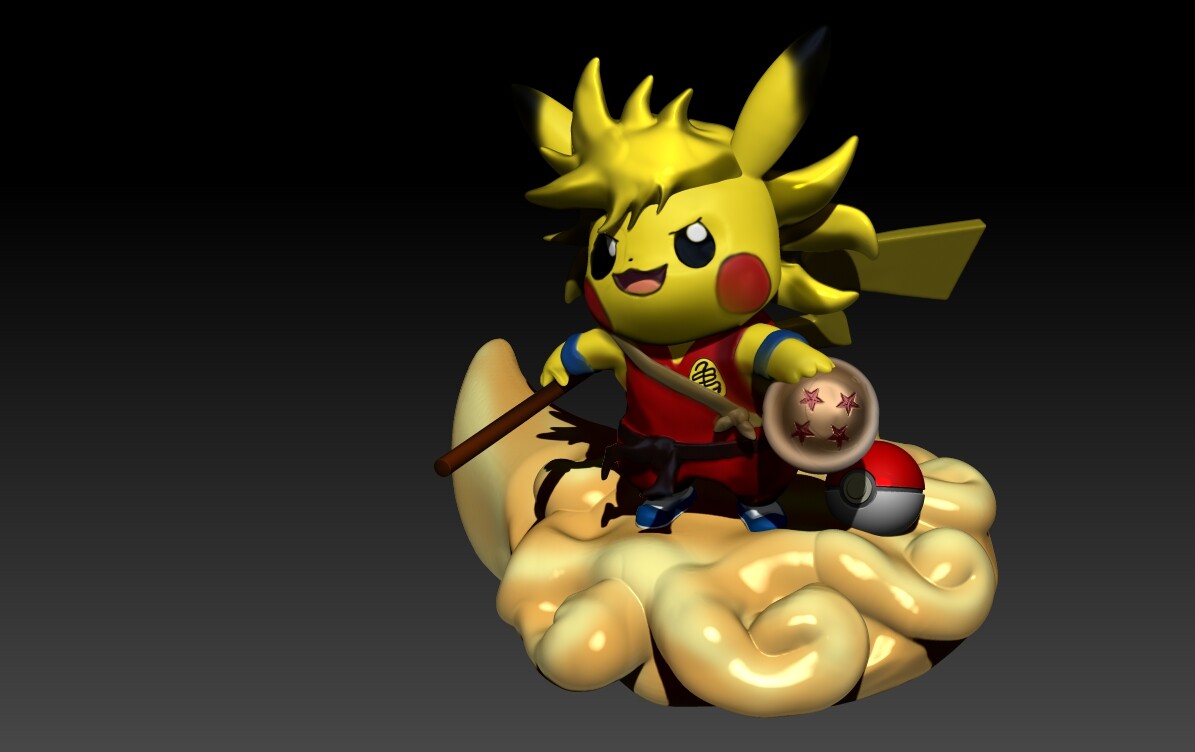 ArtStation - Pika Dragon ball