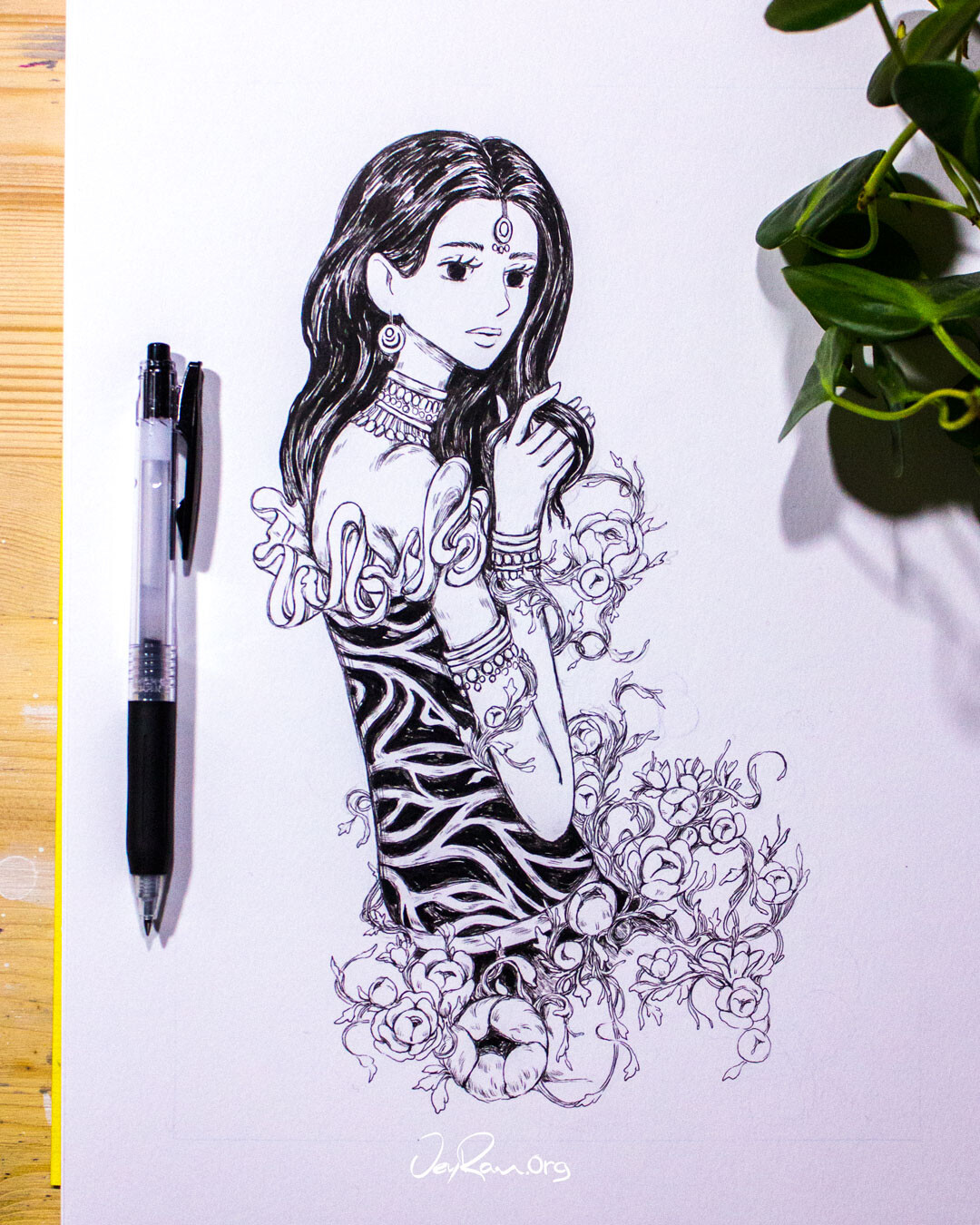 Jey Ram - Ink Drawing #2