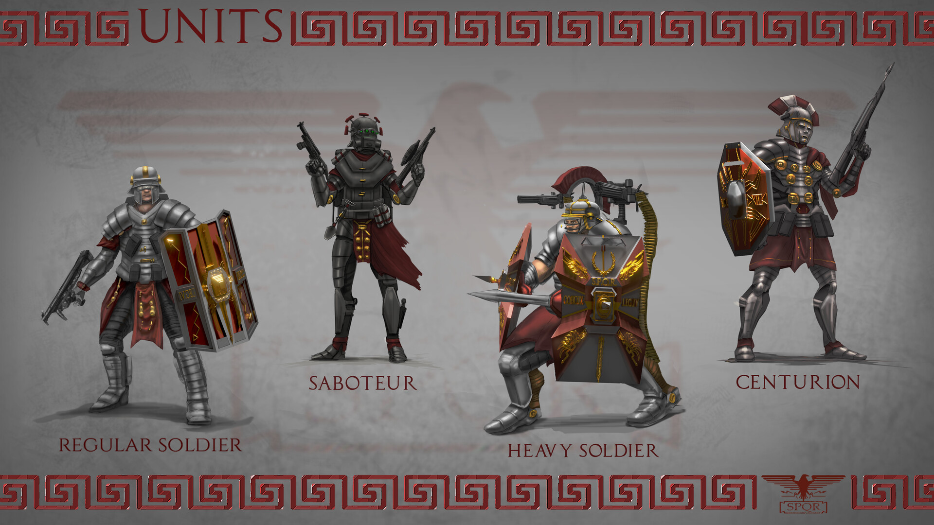 ArtStation - Modern Roman Units