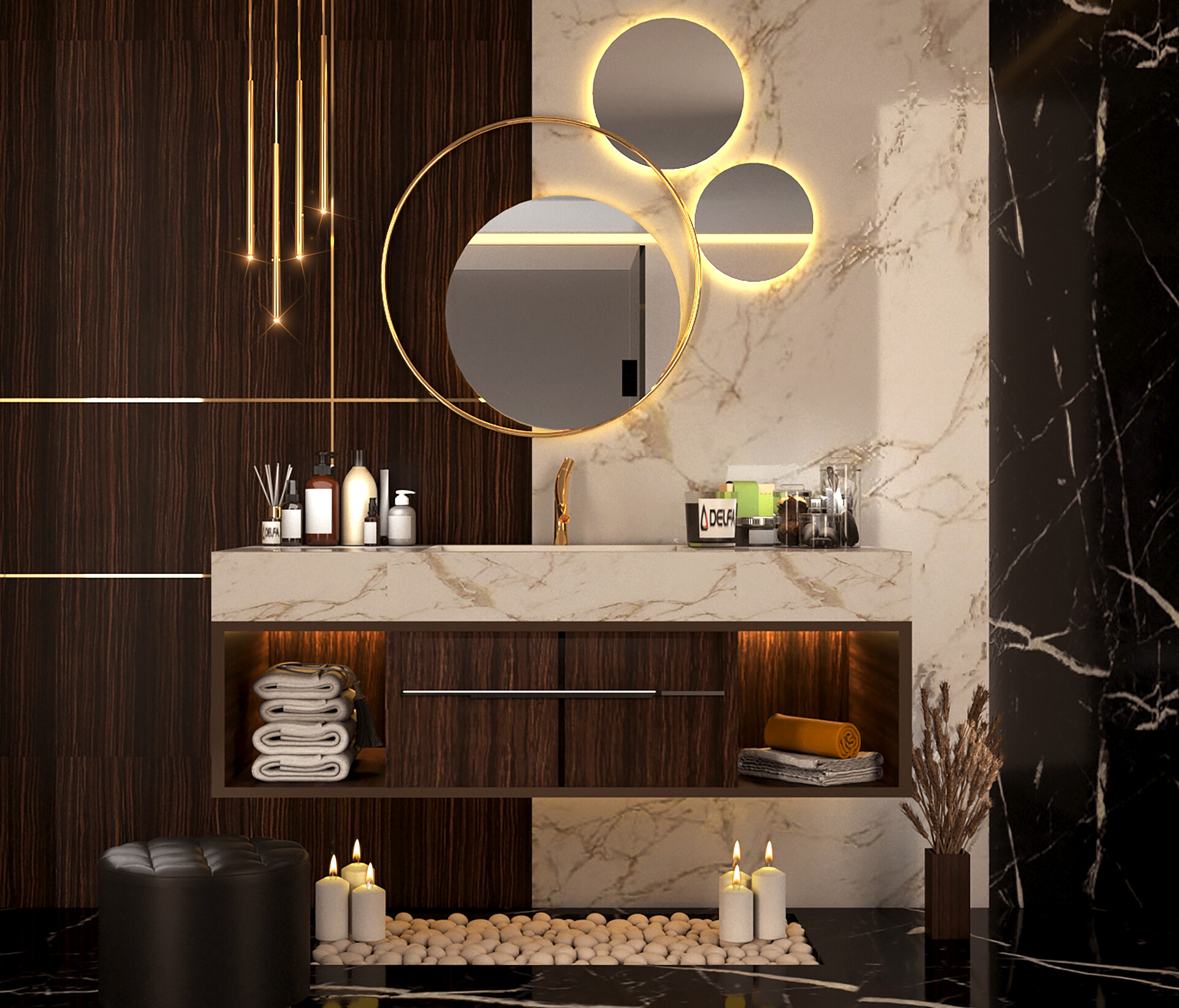 ArtStation - Bathroom vanity