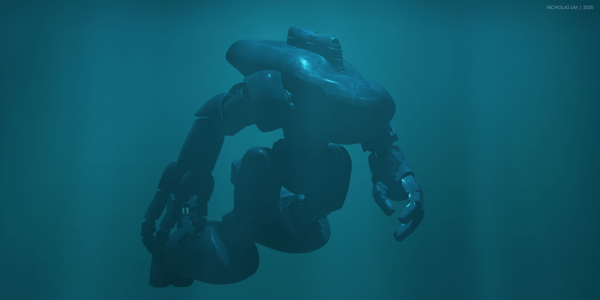 Nicholas Lim - Crayfish Amphibious Mech 01