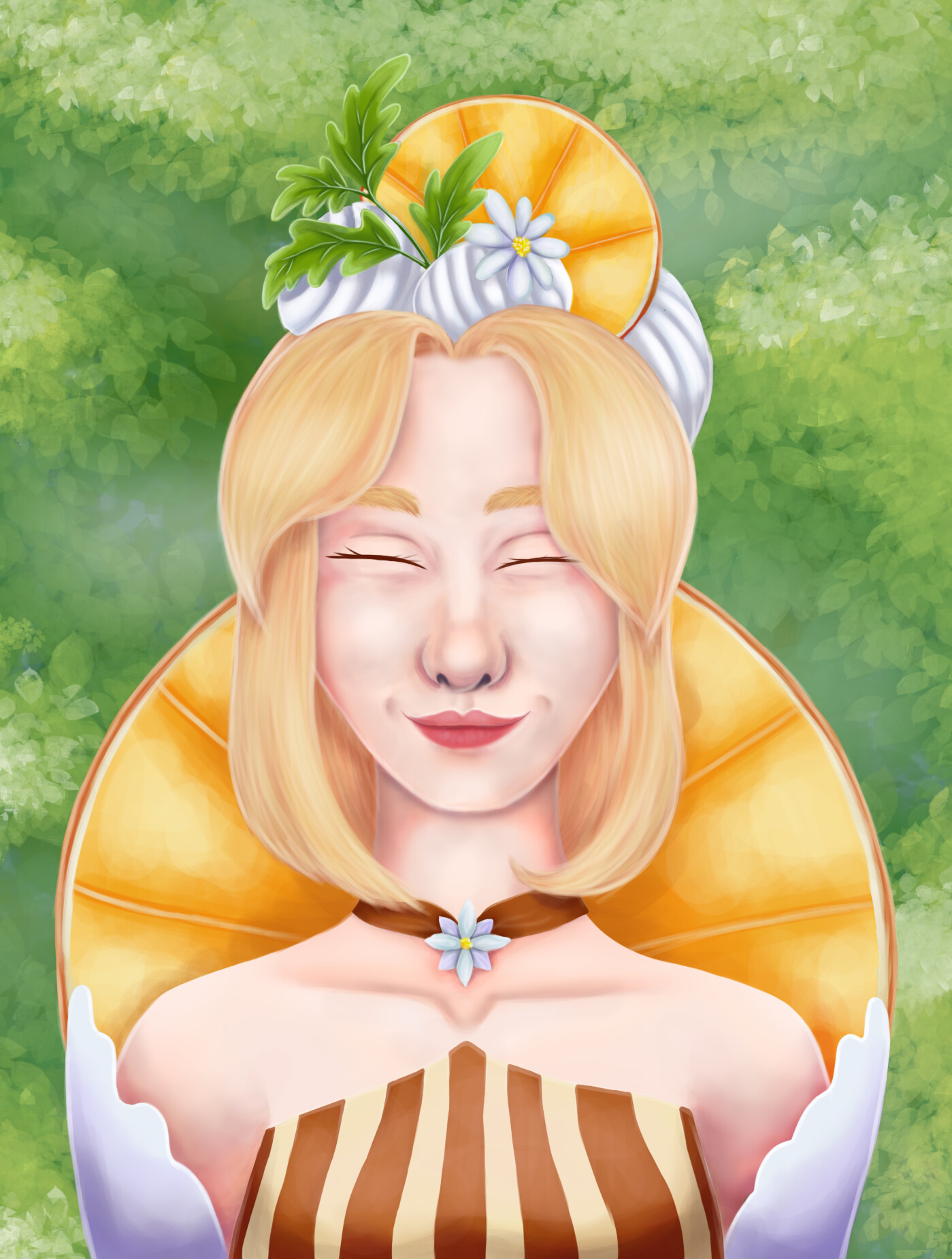 ArtStation - Orange princess