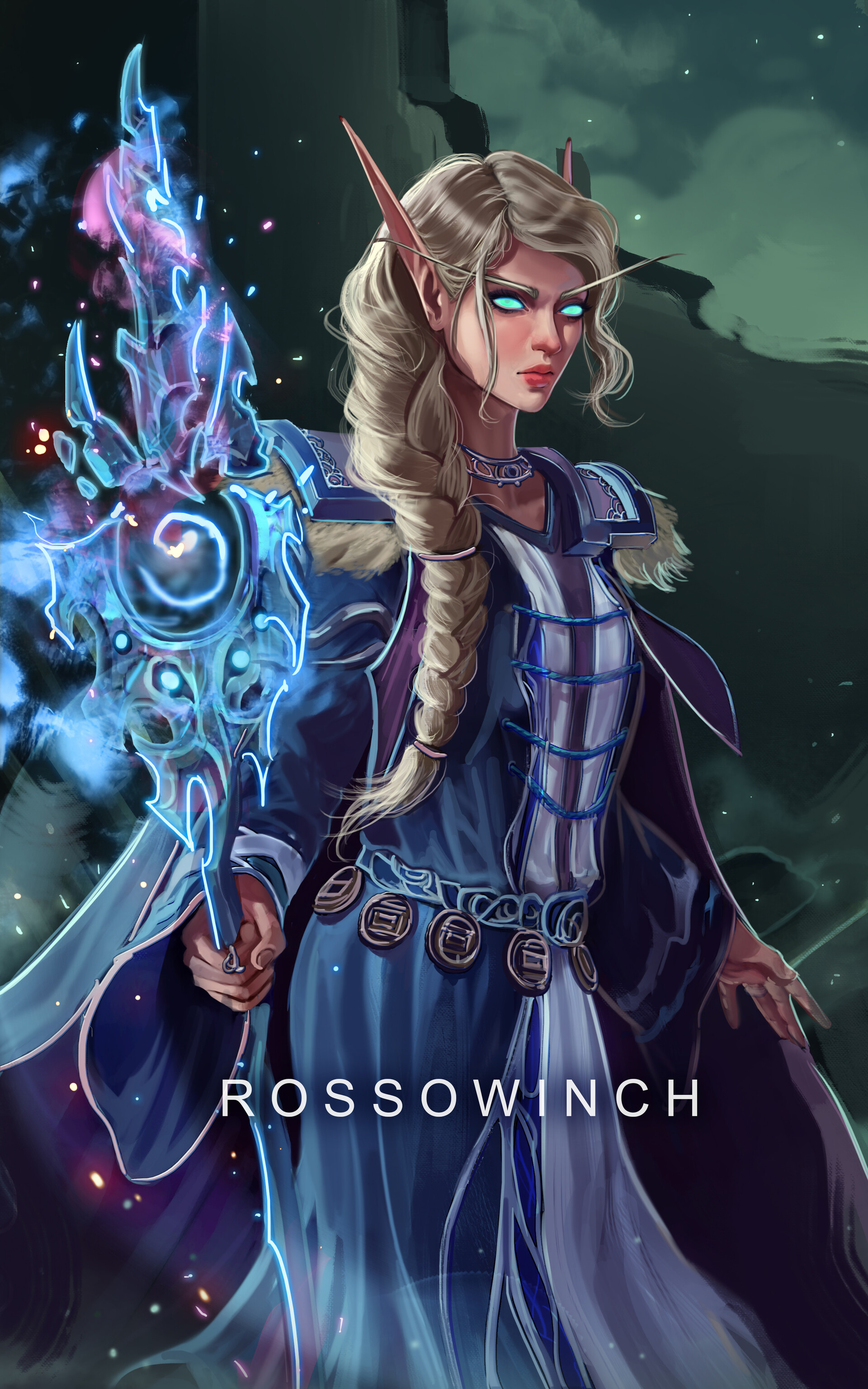 how to draw ice wizard