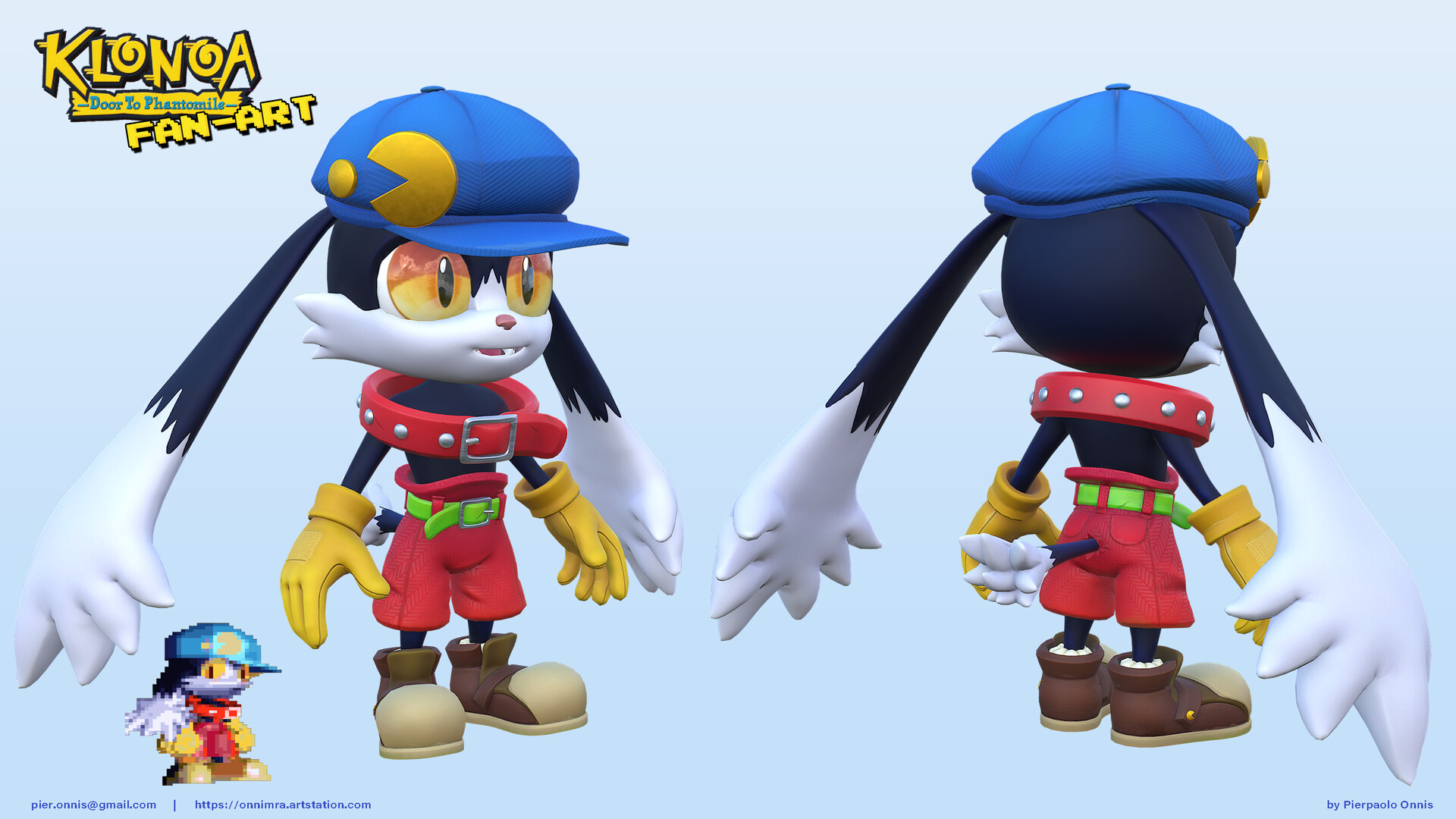 Pierpaolo Onnis Senior 3D Artist - Klonoa Fan-Art