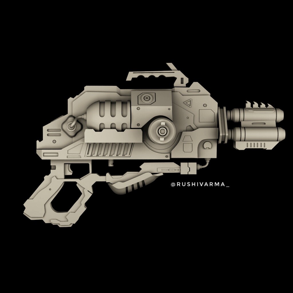 ArtStation - Sci-fi Gun