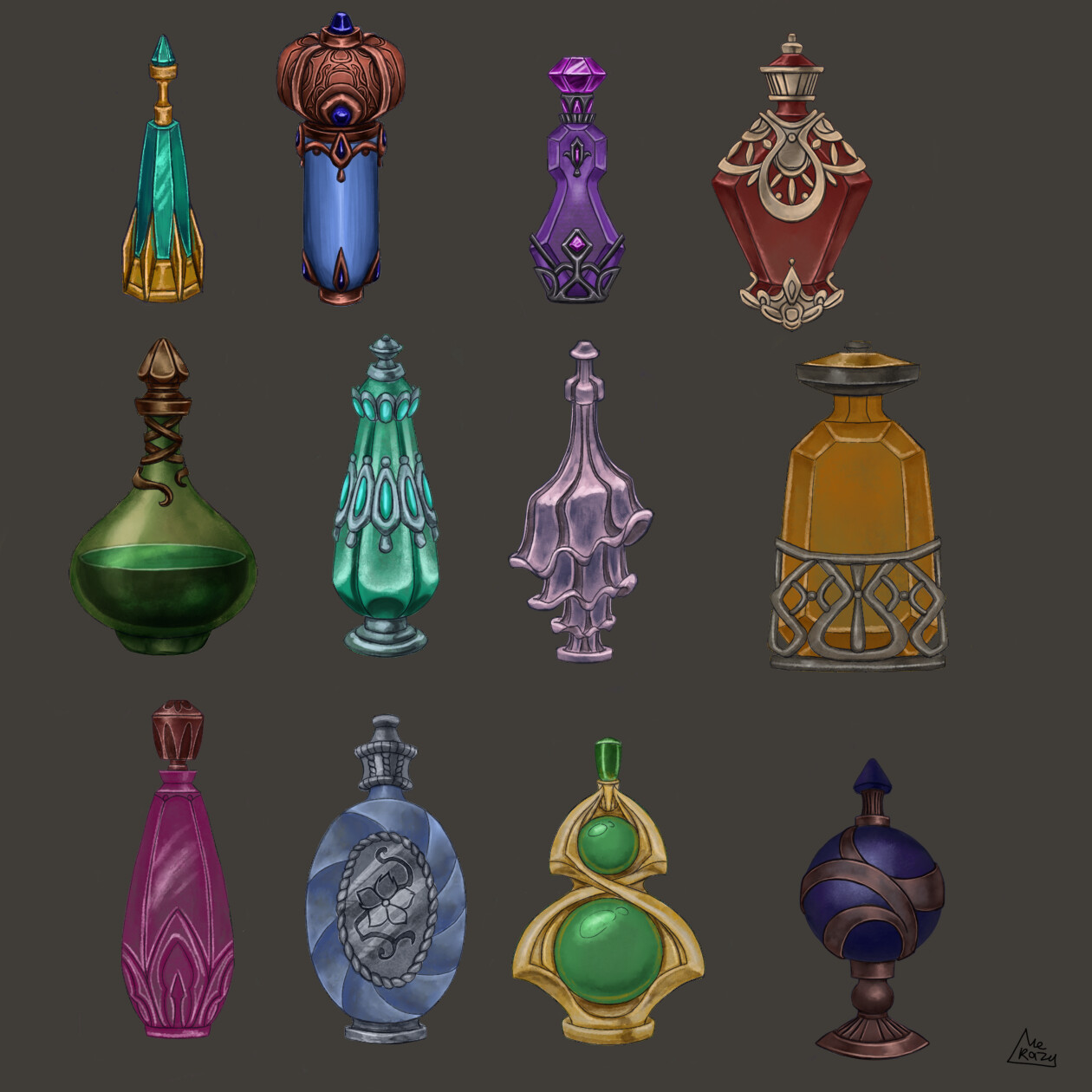 ArtStation - Bottles