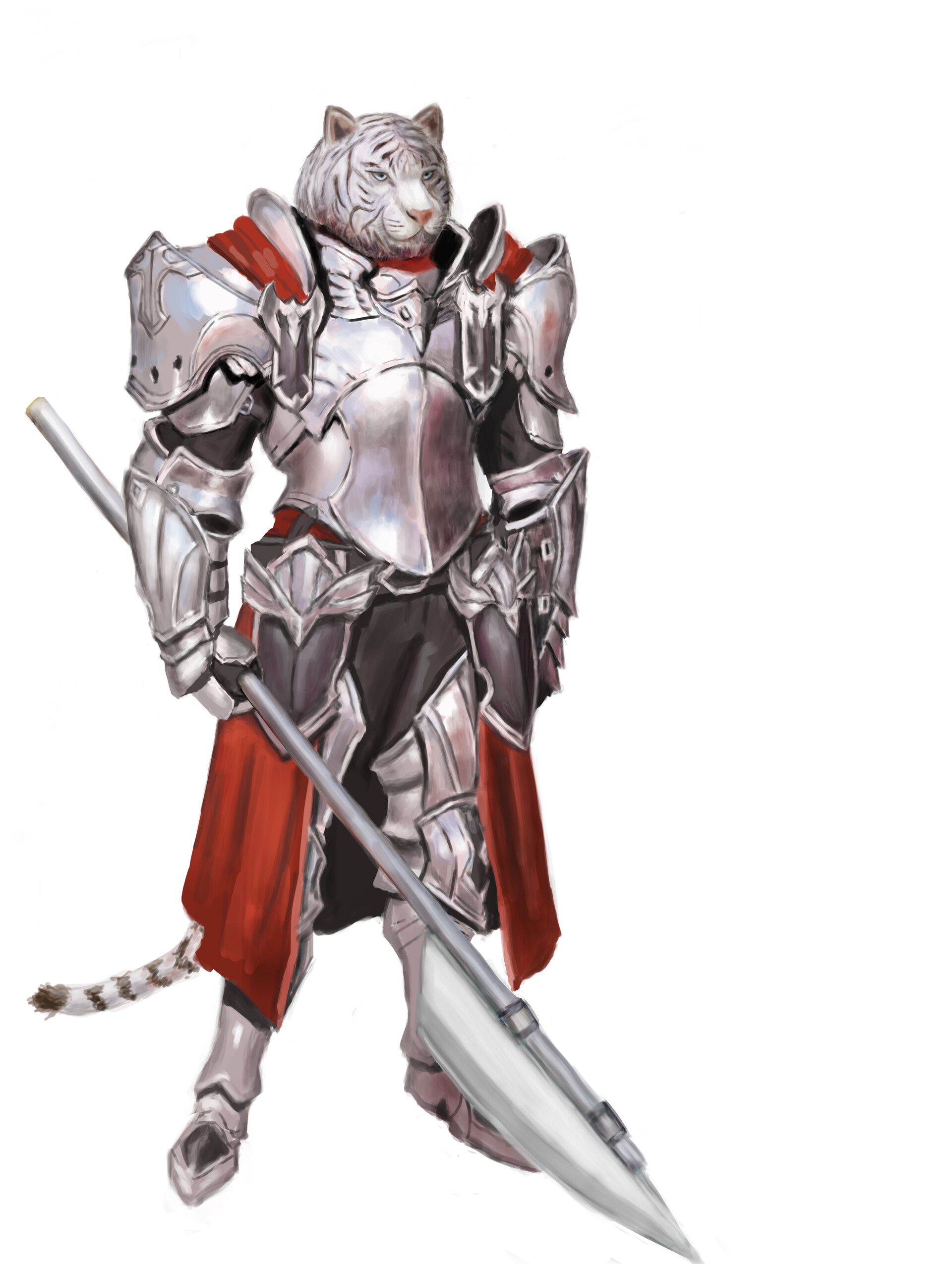 ArtStation - tiger knight