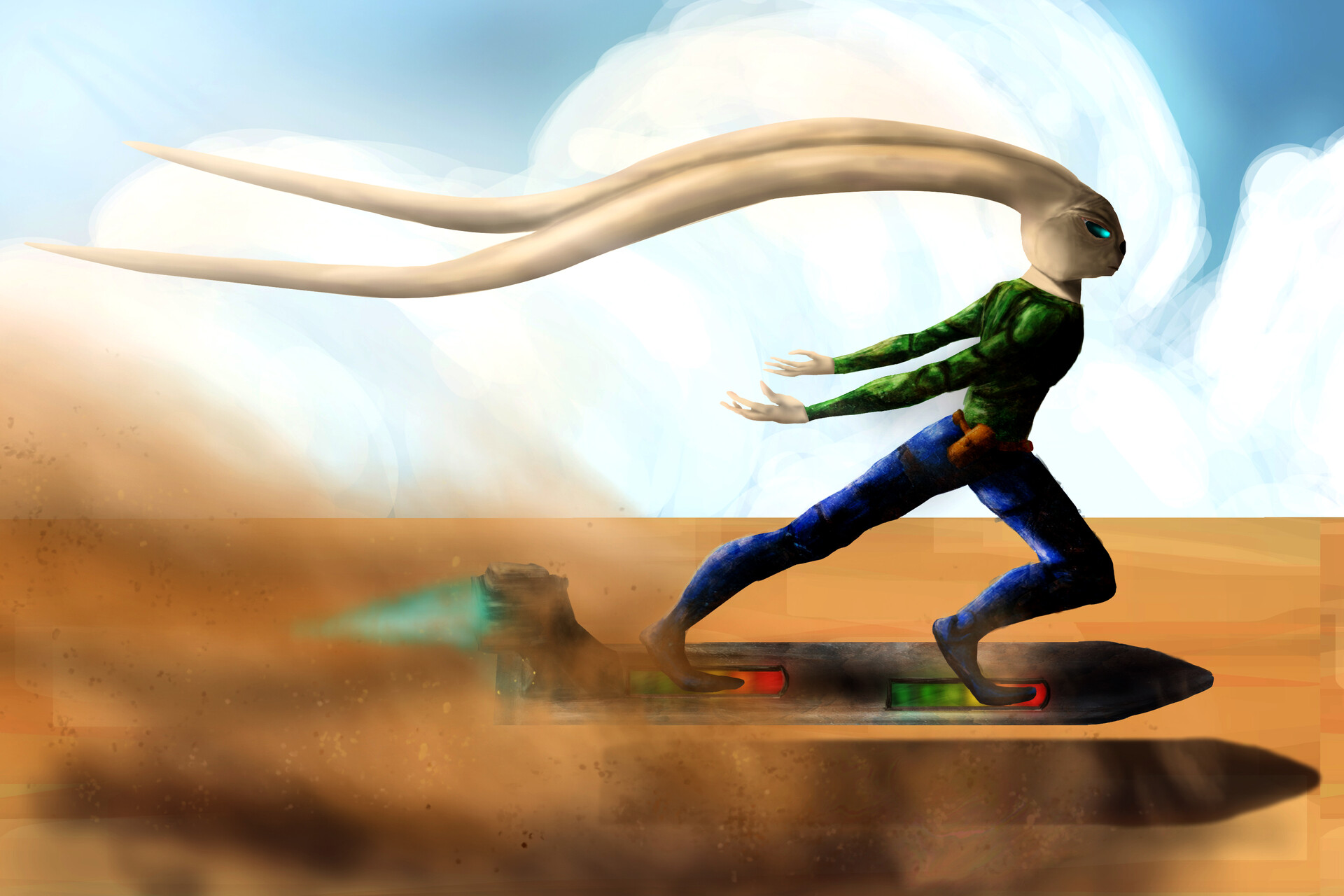 Martin Vladimirov - Surf Gliding Across The Desert