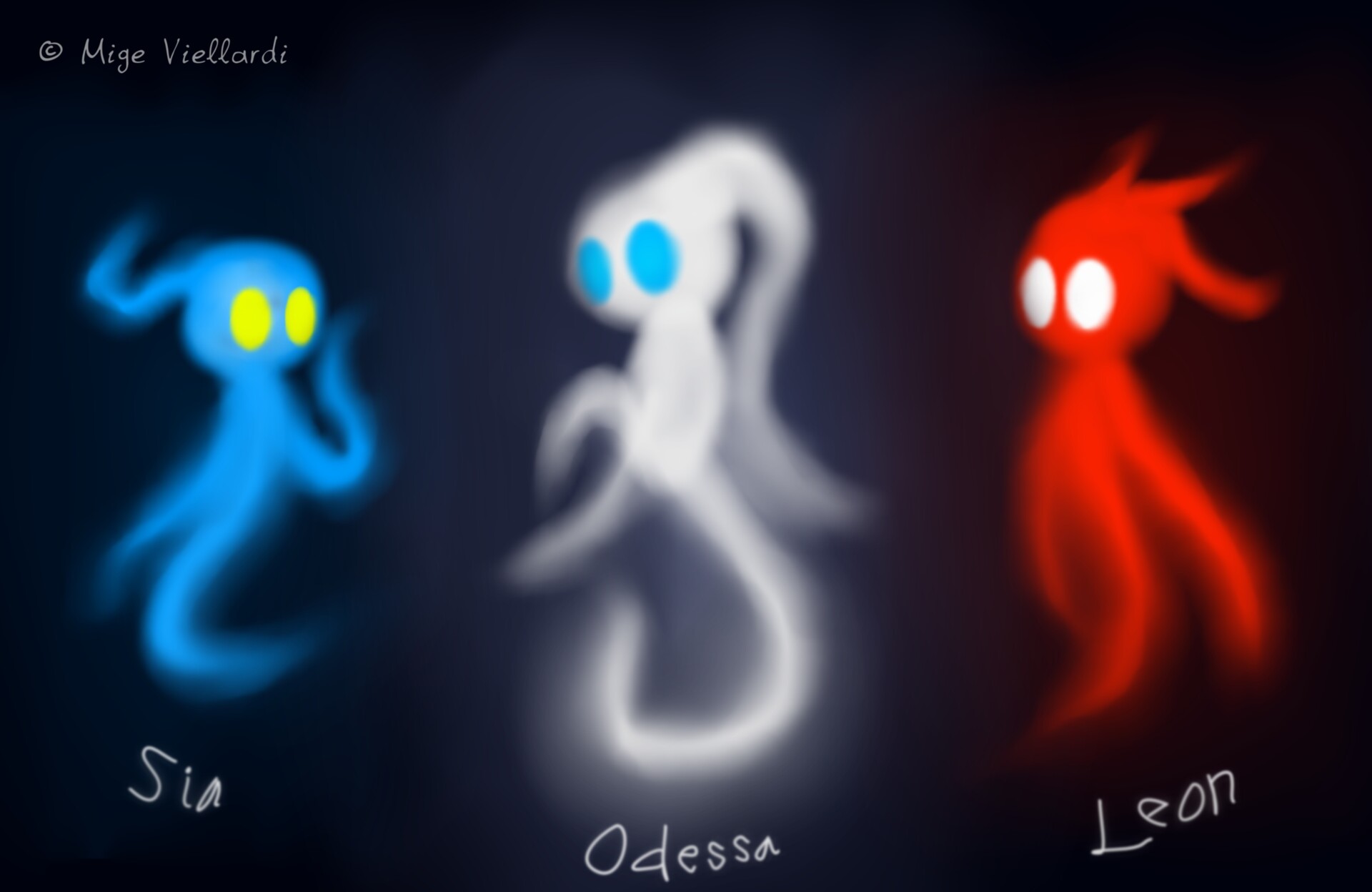 ArtStation - Original Characters: Wisps