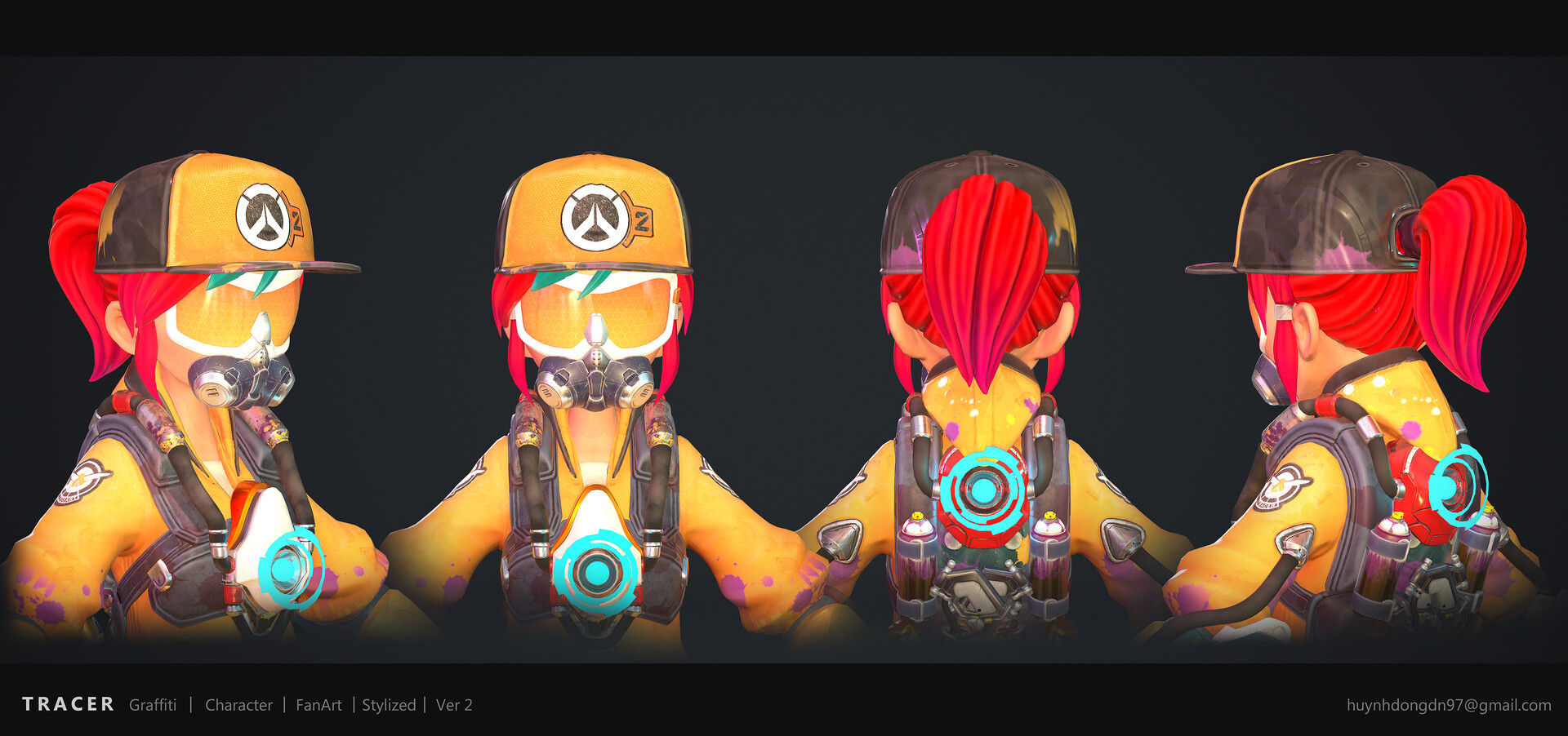 ArtStation - TRACER GRAFFITI (FAN ART)