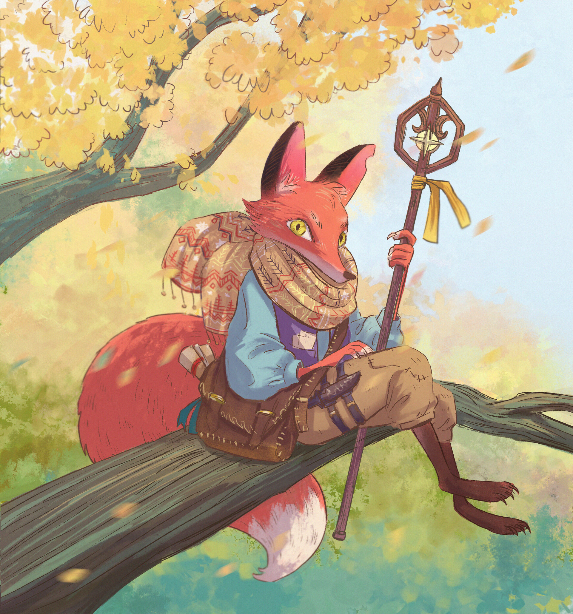 ArtStation - Fox Adventurer