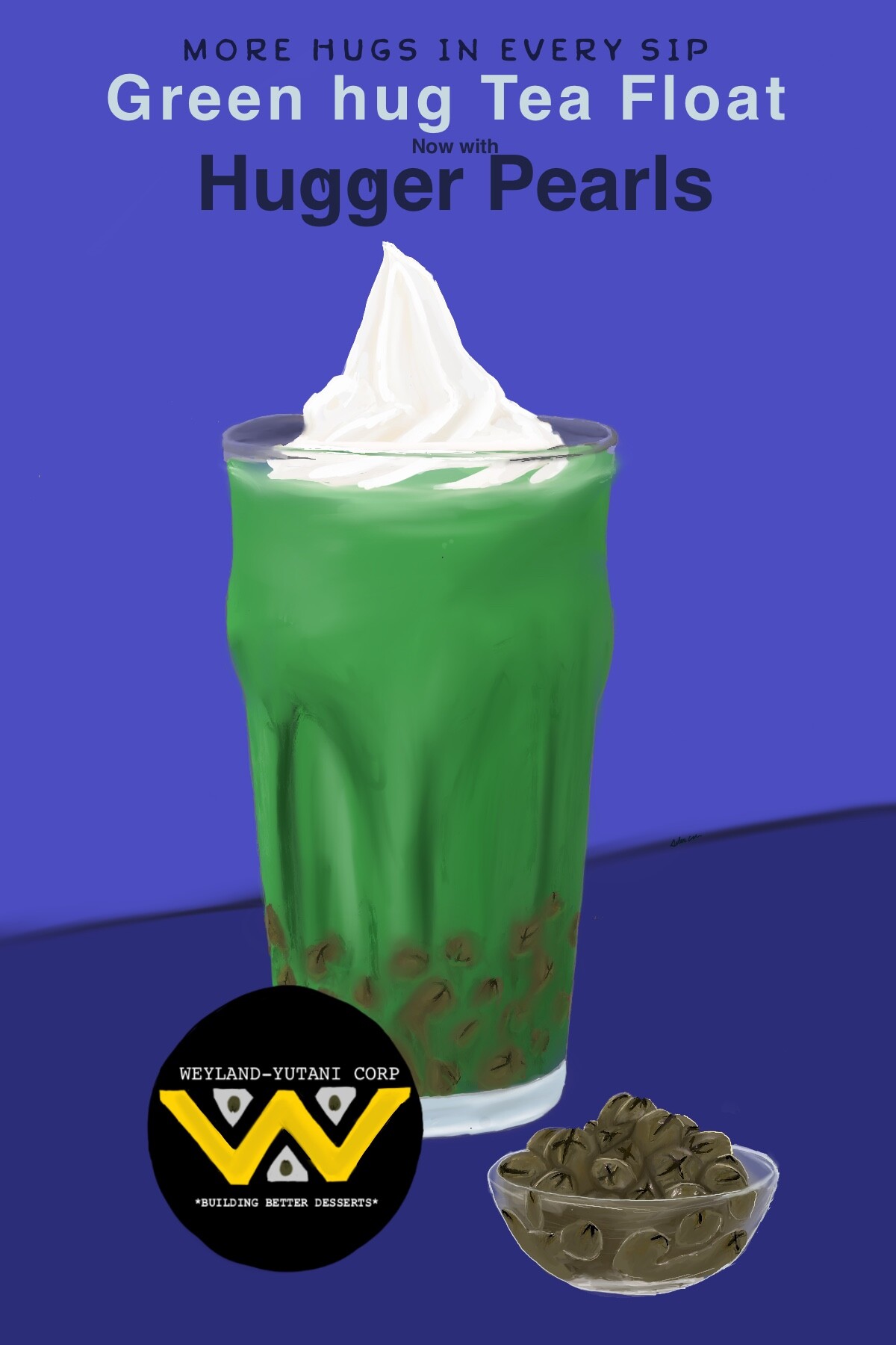 ArtStation - alien boba tea