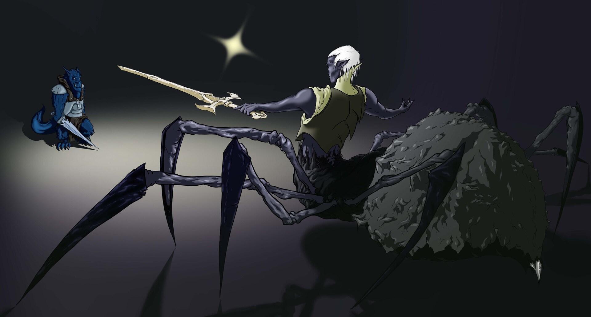 ArtStation - Nezznar l'araignée noire