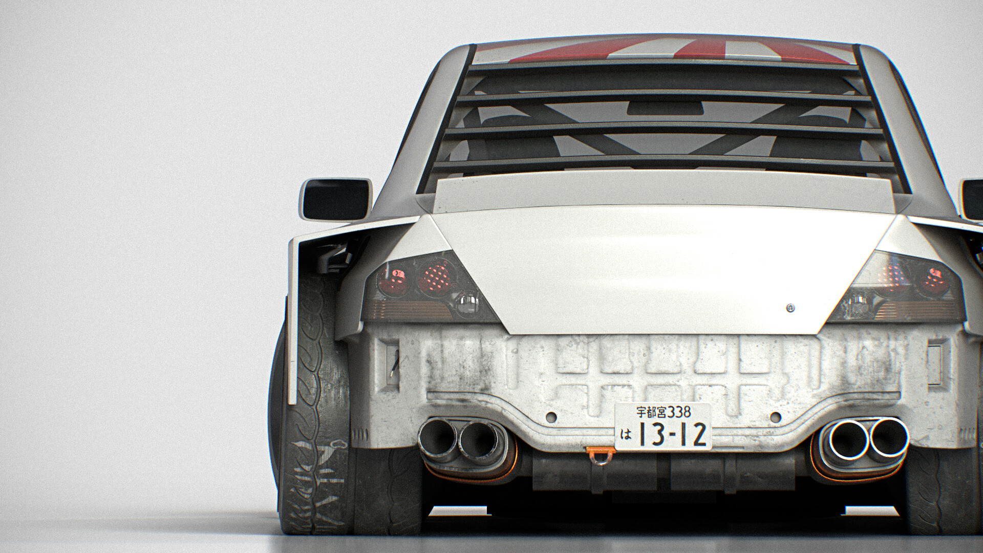 ArtStation - Mitsubishi Evo custom kit