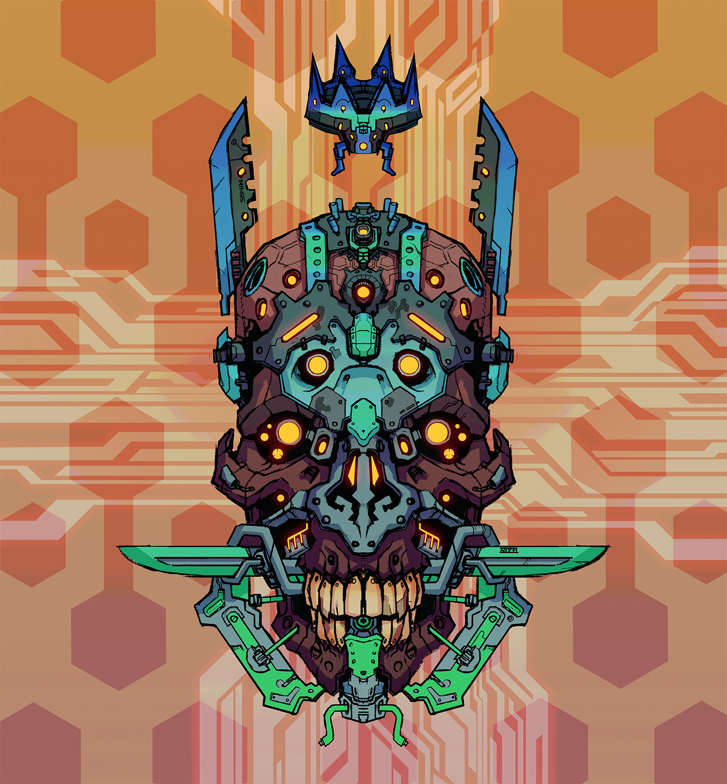 ArtStation - Cyber Daemon