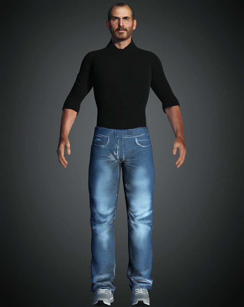 ArtStation - Steve Jobs 3D Artwork Render