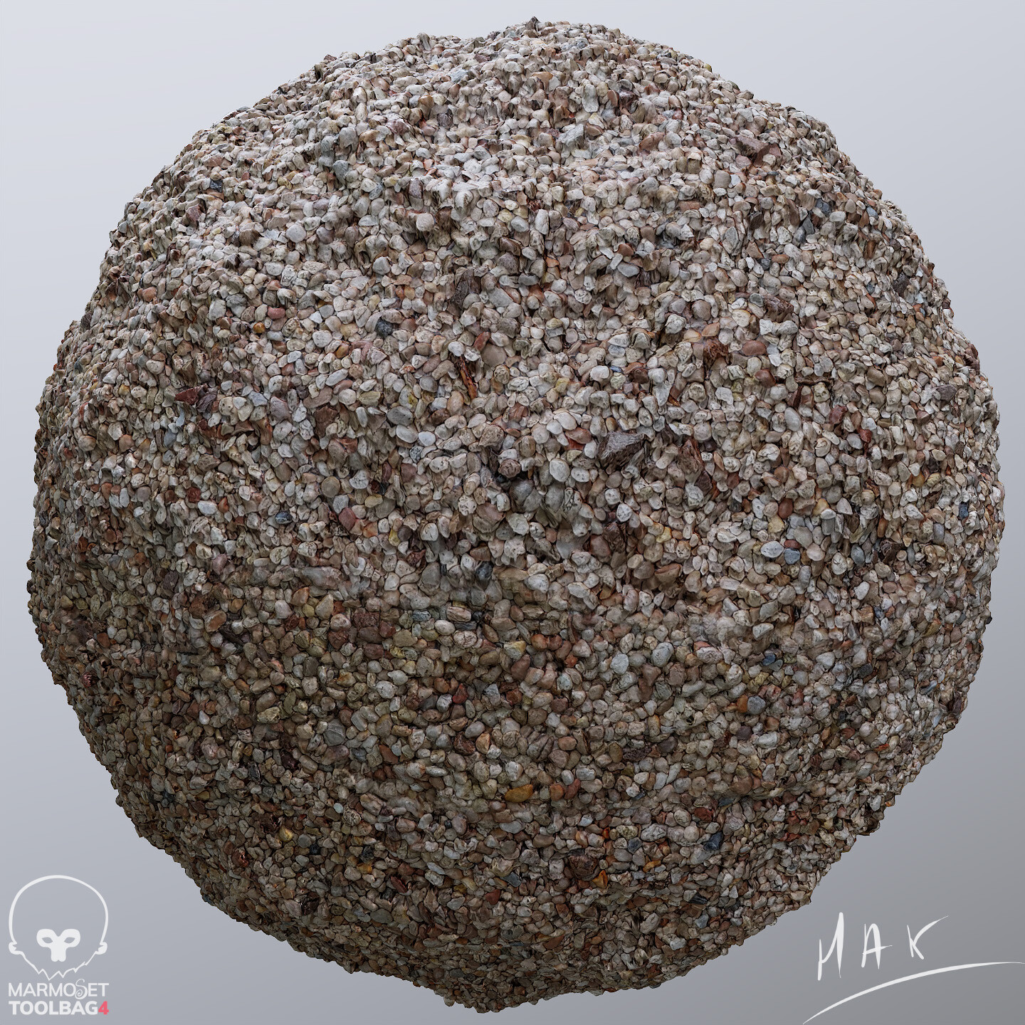 MAKRAM DAOU - Gravel & Pebbles - Photogrammetry based Environment Material