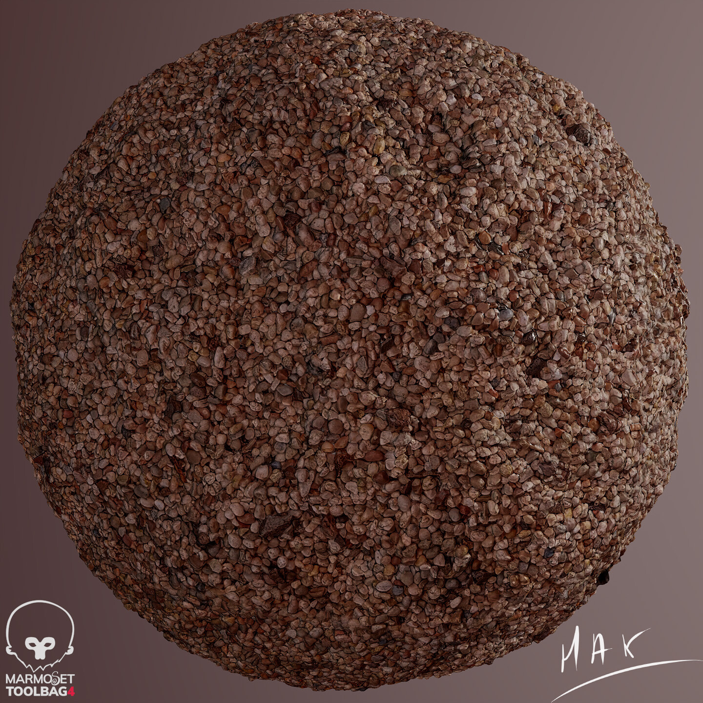 MAKRAM DAOU - Gravel & Pebbles - Photogrammetry based Environment Material